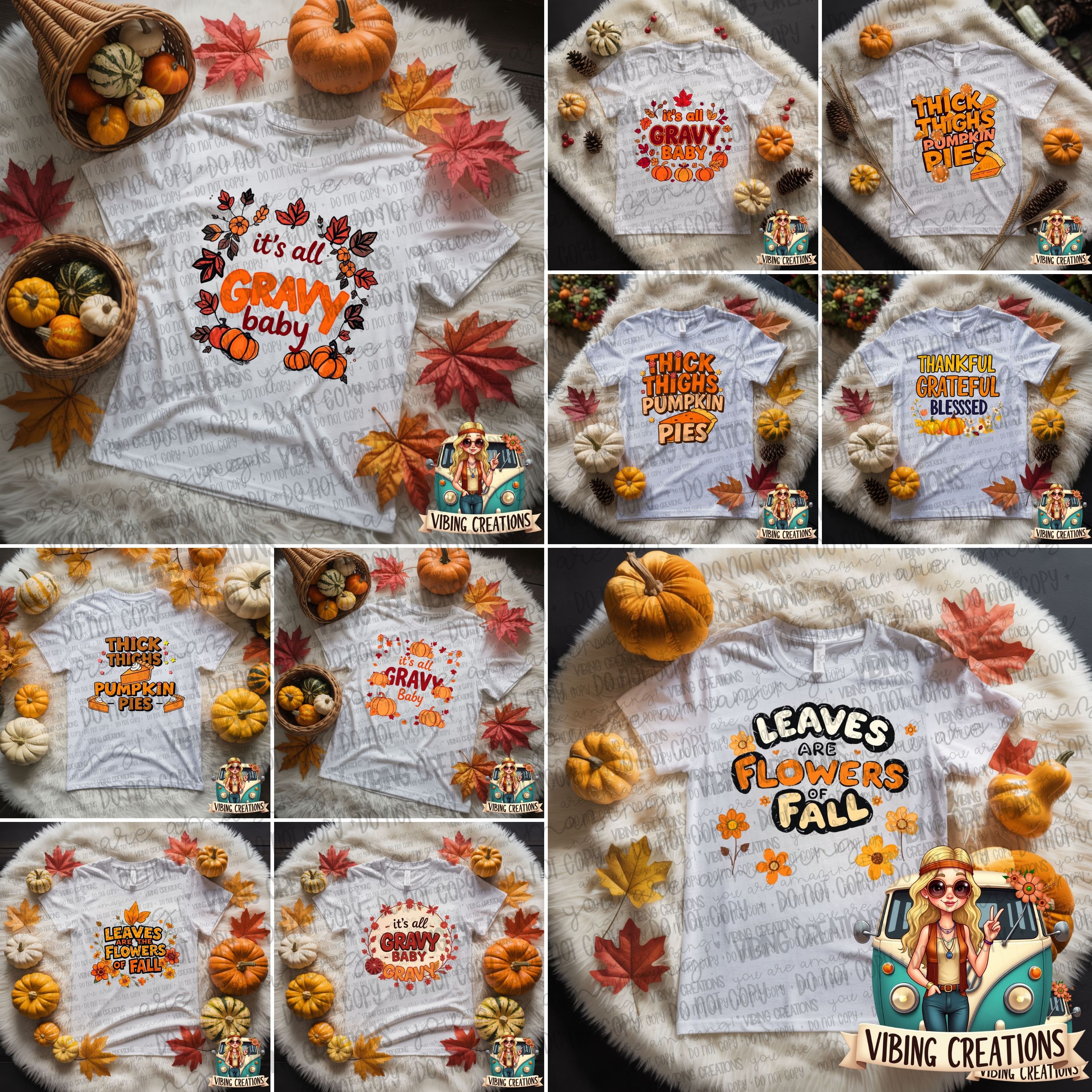Loaded Thanksgiving Bundle PNGs Bundle - Payhip