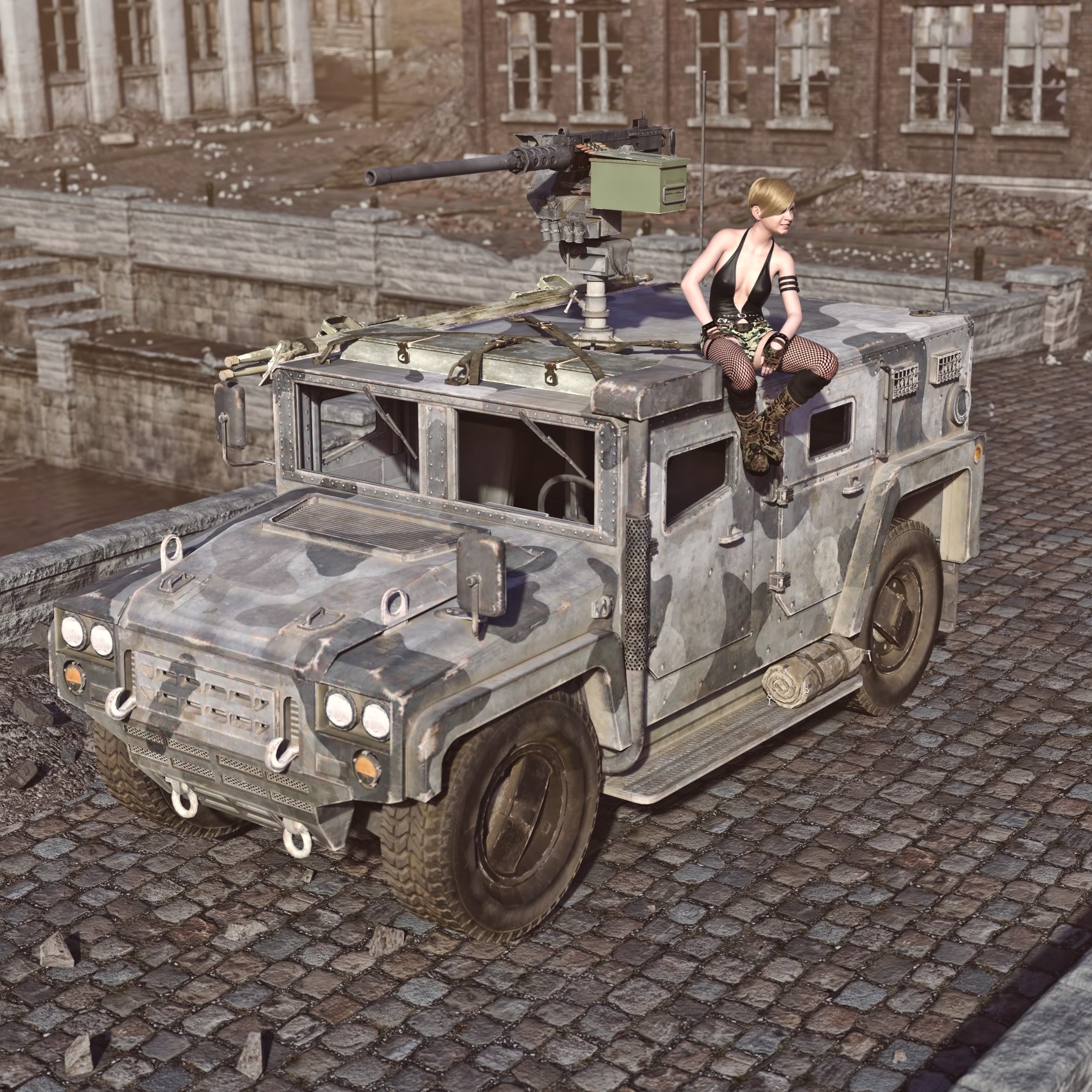 Humvee with Turret Vehicle DG for Daz3D - Payhip