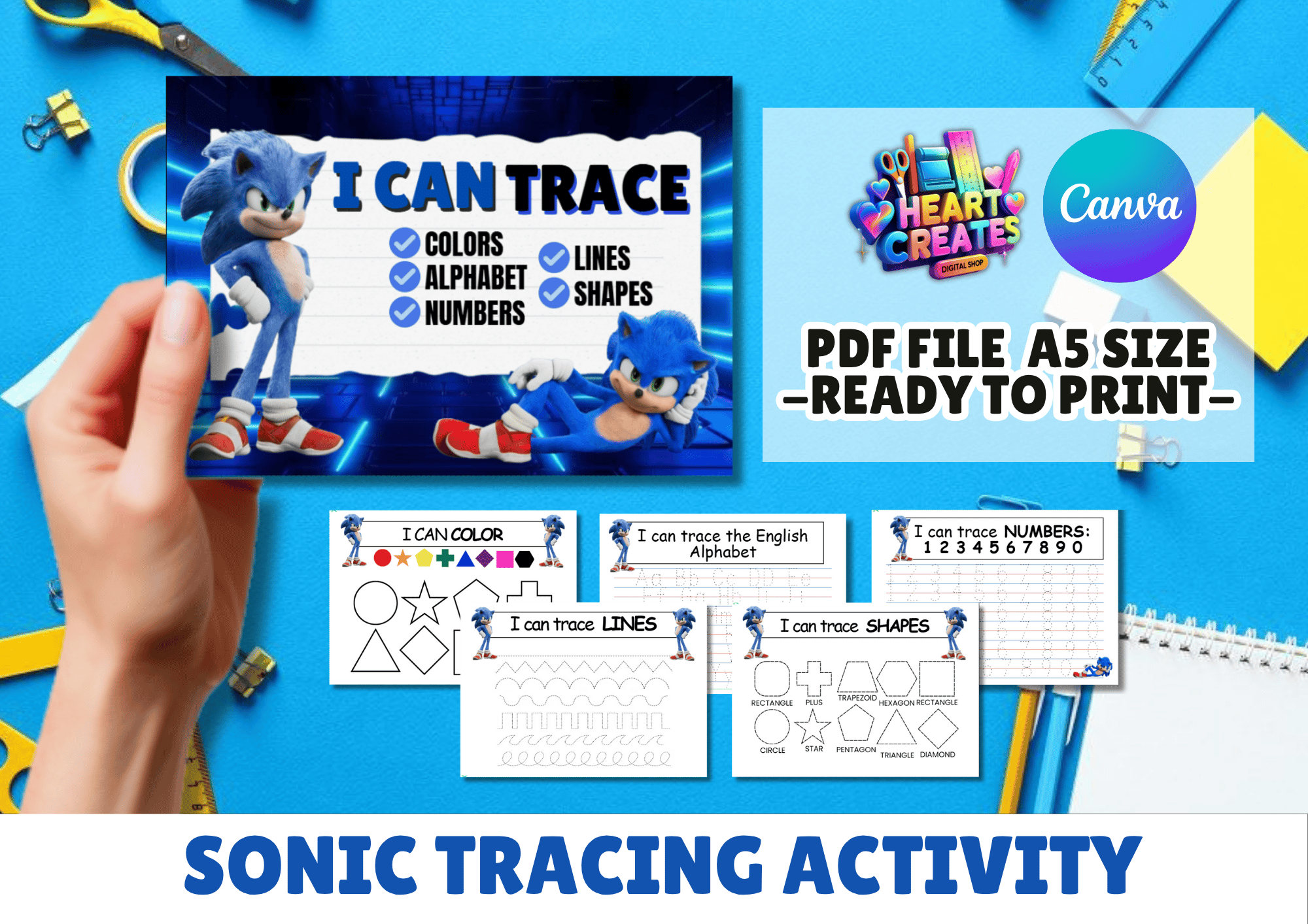 SONIC TRACING ACTIVITY - Payhip