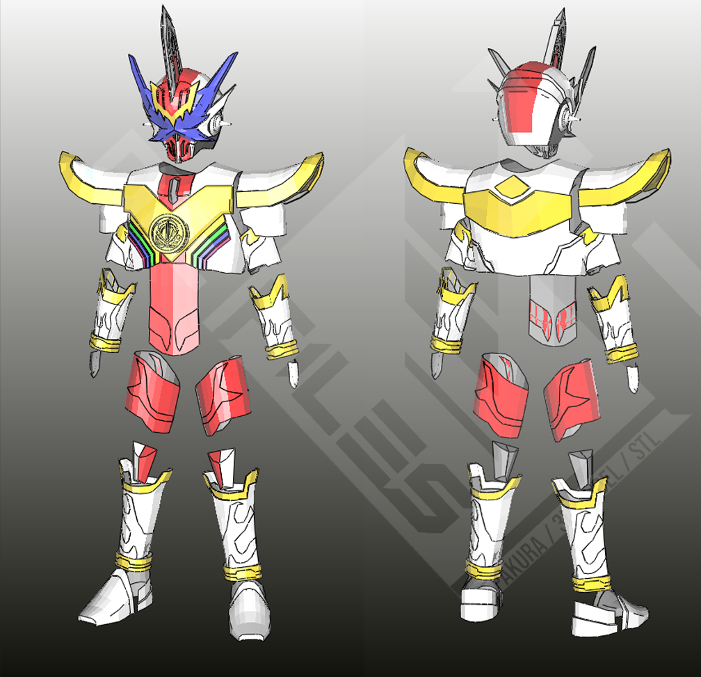 Dizfiles Pepakura Cosplay Template Shop - Entire Pepakura