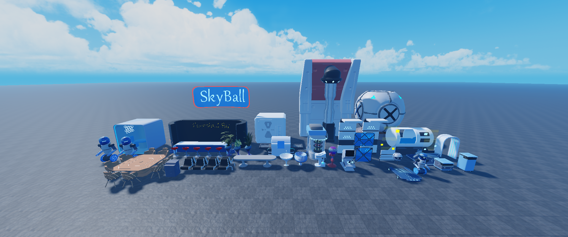 Roblox SkyBall Sci-Fi Environment Pack