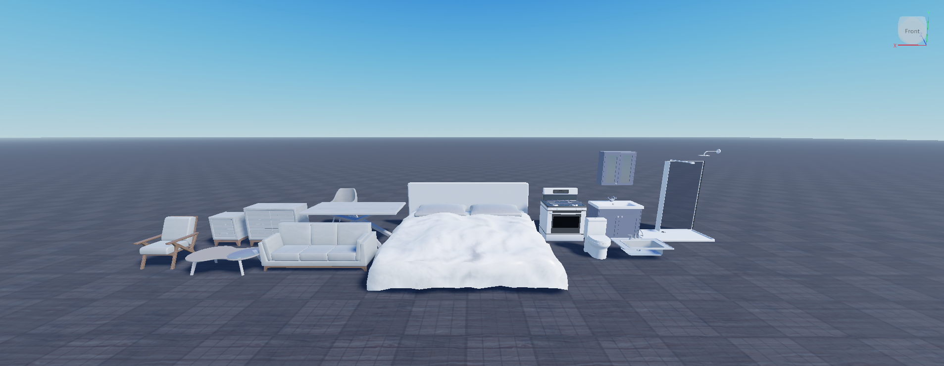 Roblox Modern Essential Apartment Furniture & Props Pack