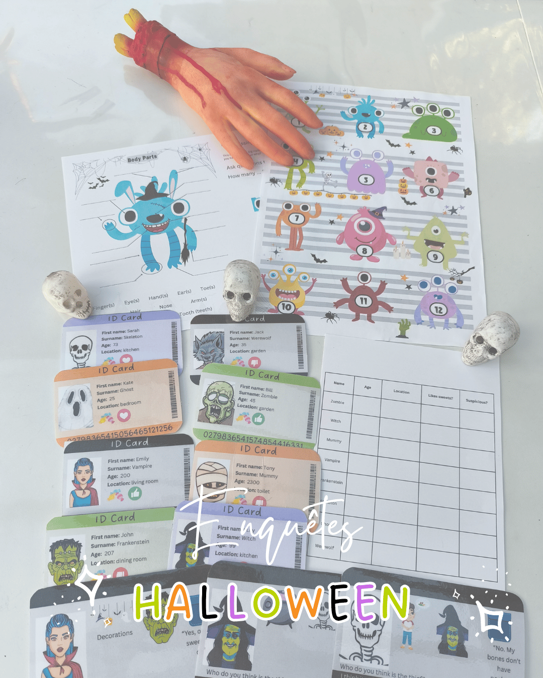 Enquêtes Halloween - 2 niveaux - Payhip