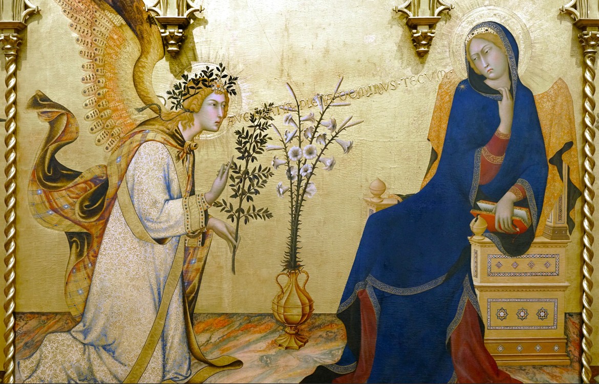The Gilded Corner Market - Sienese Annunciation Print Collection - Payhip