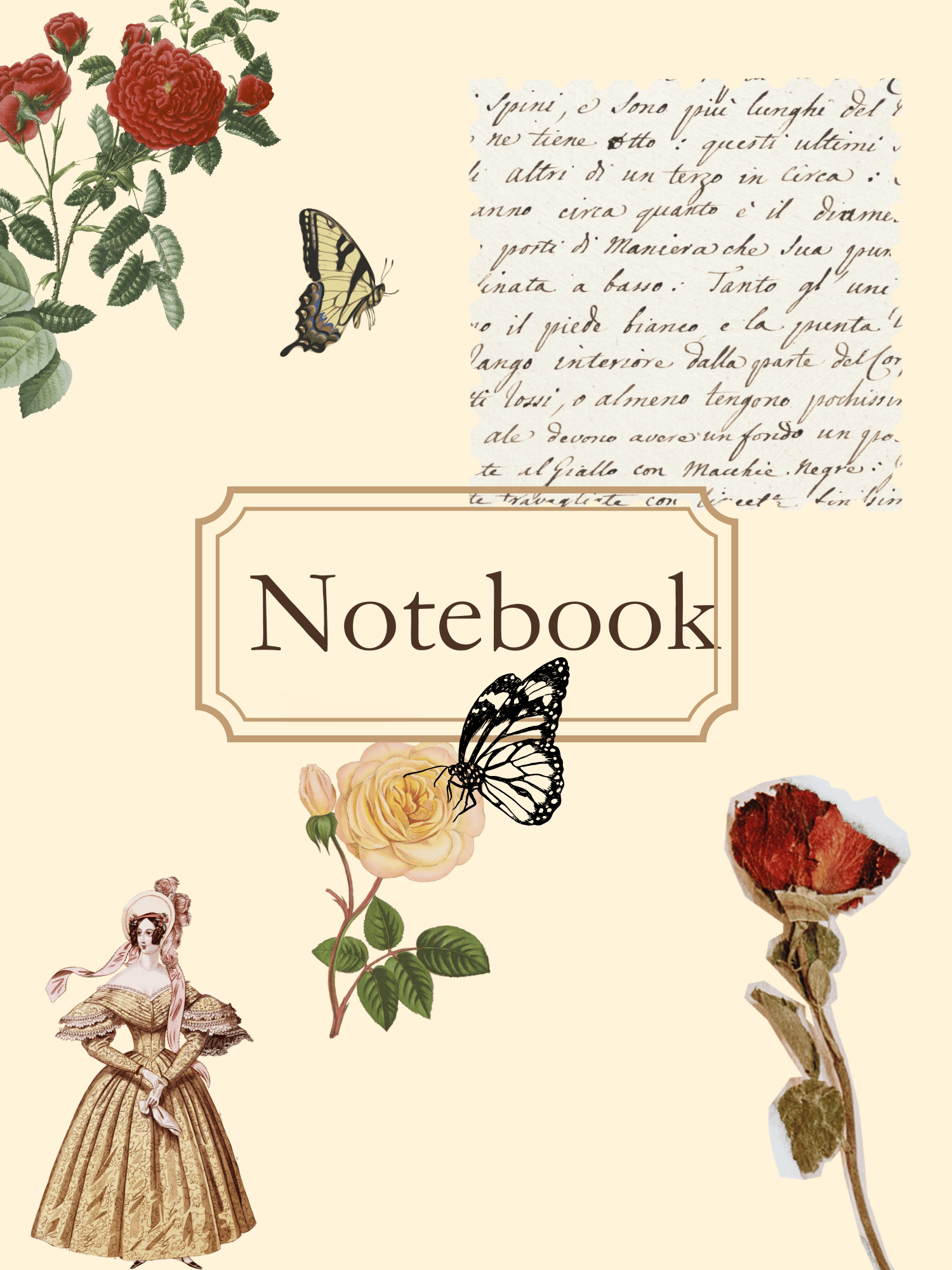 Cottage core Vintage Digital Notebook - Payhip
