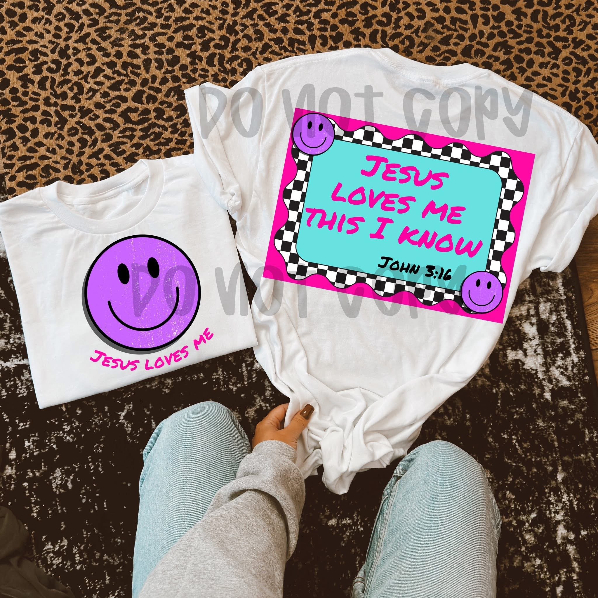 Jesus loves me smiley retro - Payhip