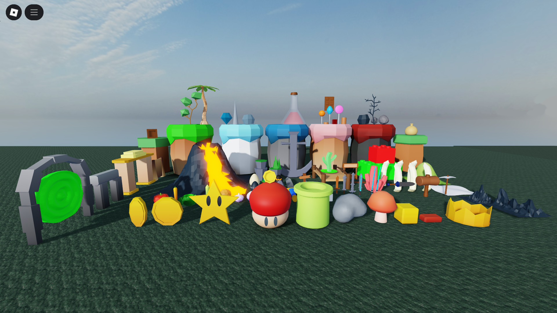 Roblox Ultimate Simulator Asset Pack – Low Poly Props & Environments ...