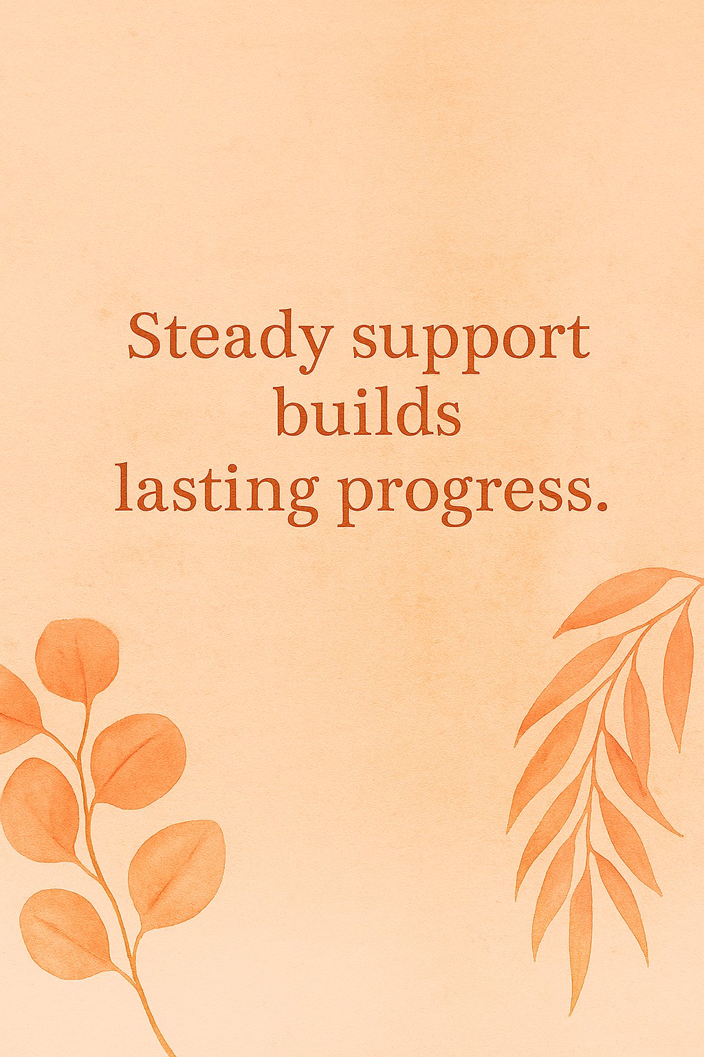 Calm Focus Wall Print-Orange - Payhip