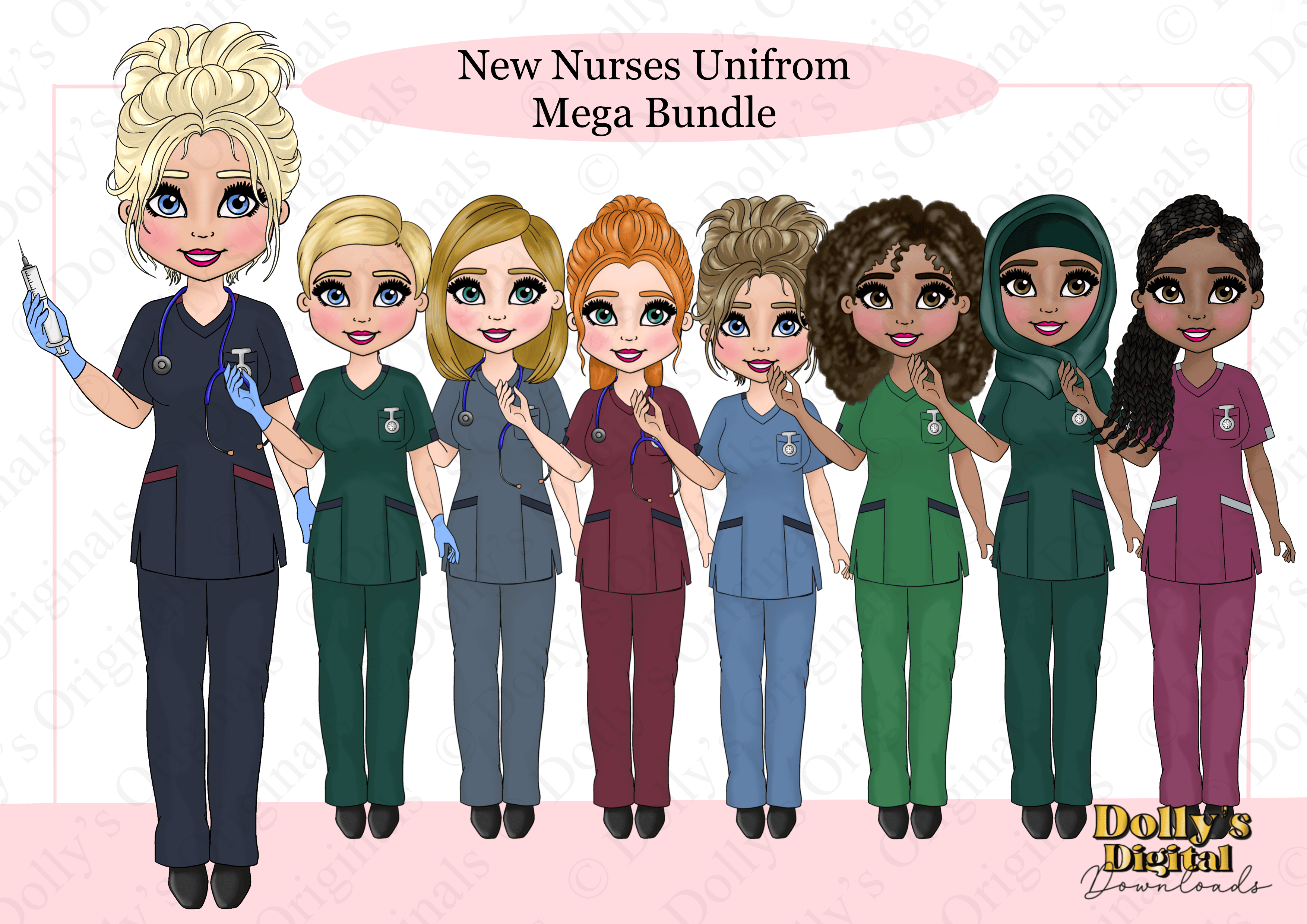New Nurses Uniform Mega Bundle - Payhip
