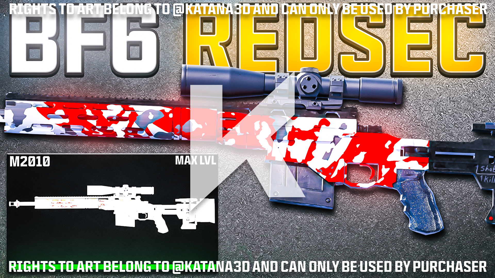 BF6 Battlefield Thumbnail - Redsec M2010 (3 Versions) - Payhip
