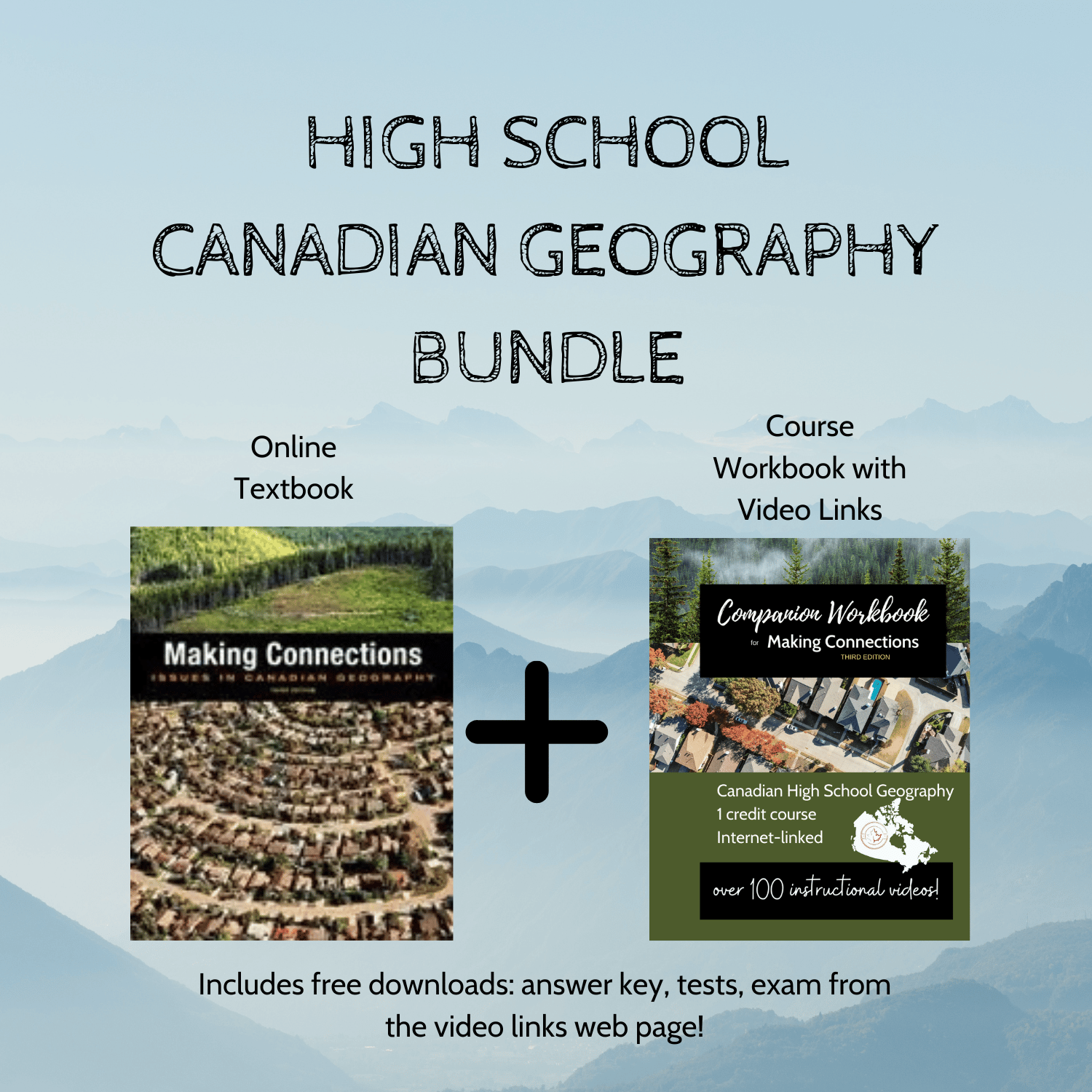 Canadian Geography High School Bundle with Etext and Course Workbook ...