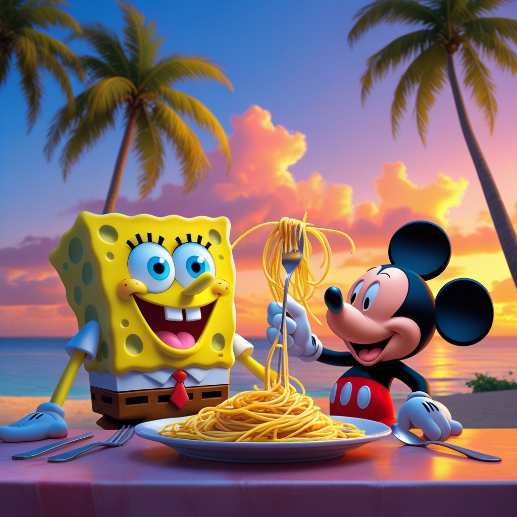 SpongeBob SquarePants and Mickey Mouse - Payhip