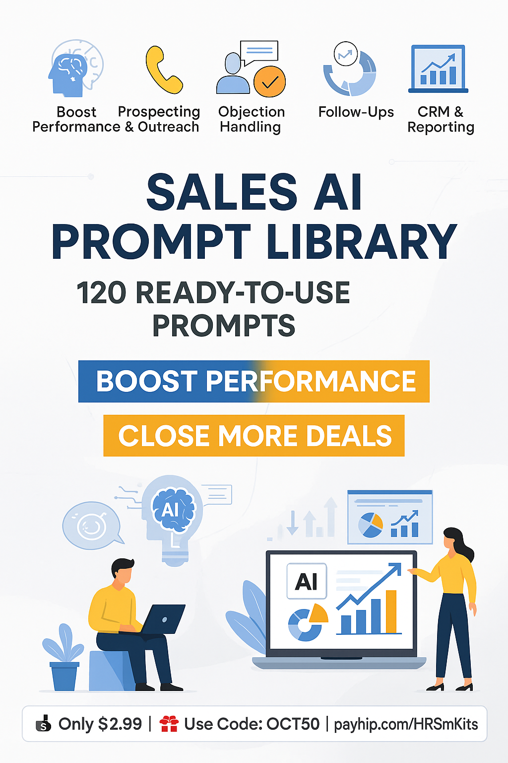 AI Prompt Library for Sales Professionals - Payhip