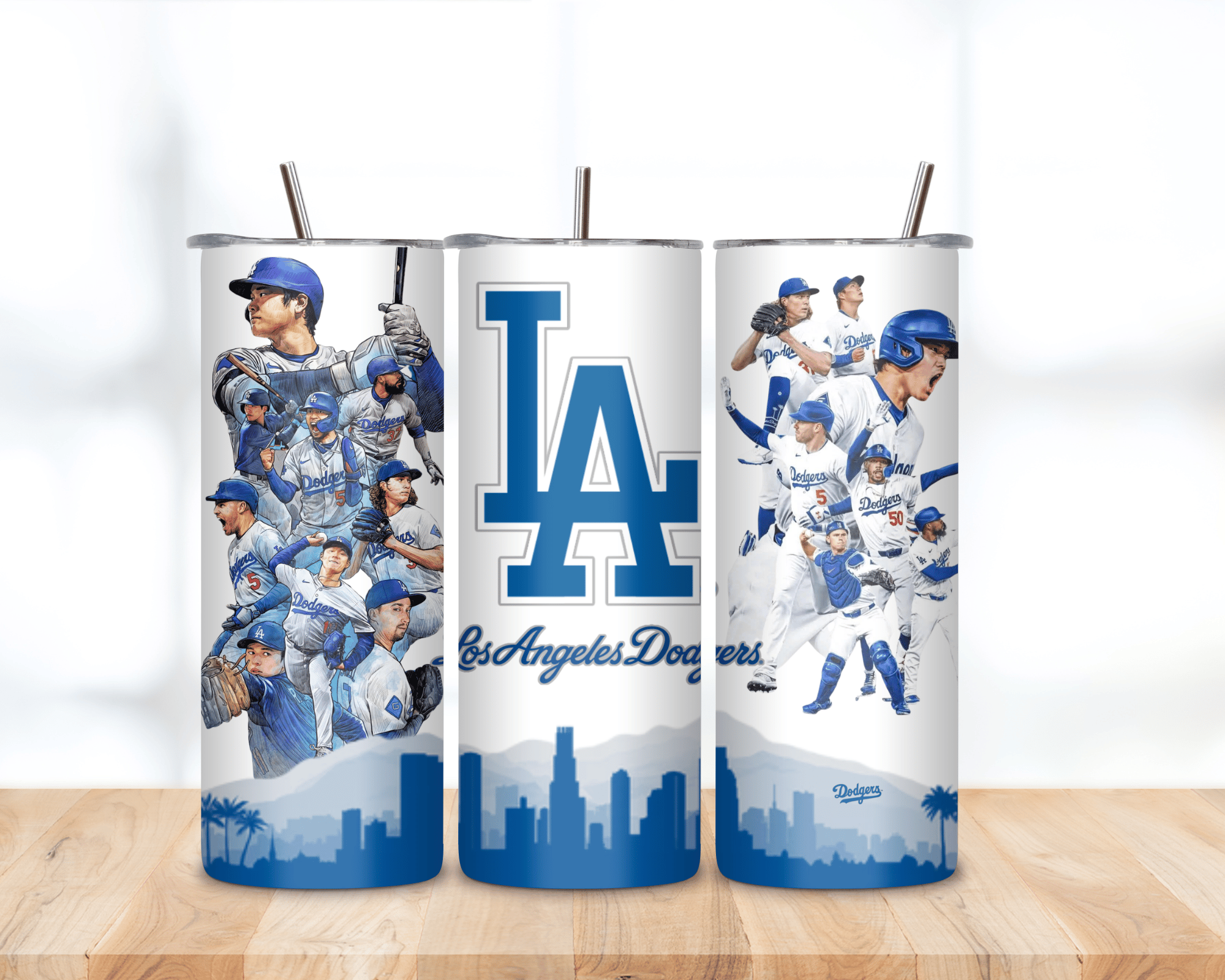 LA Dodgers baseball Tumbler wrap - Payhip