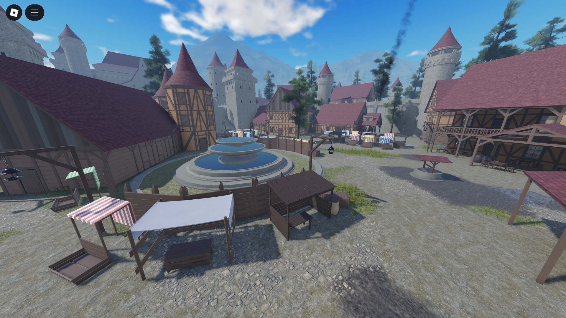 Medieval Fantasy Village & Castle – Roblox High-Fantasy World Map