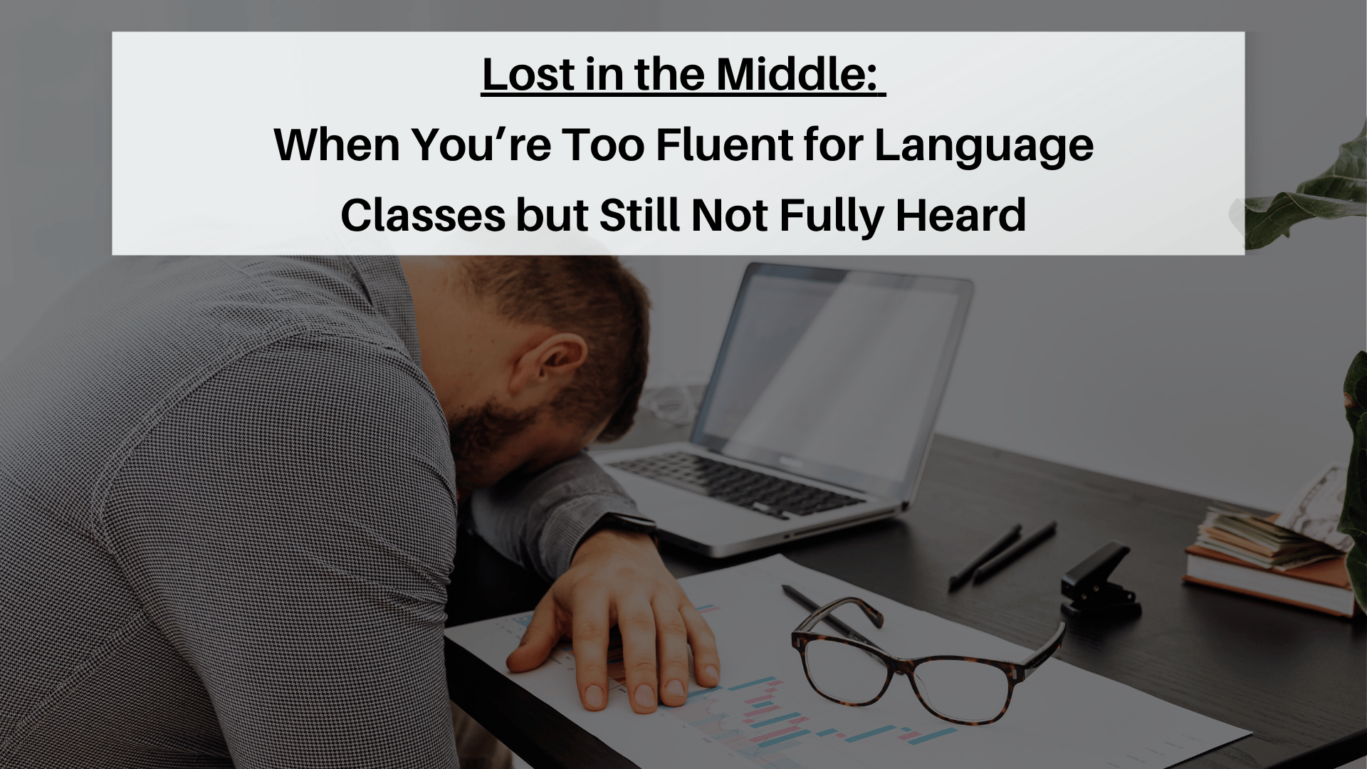 Lost in the Middle: When You're Too Fluent for Language Classes but ...