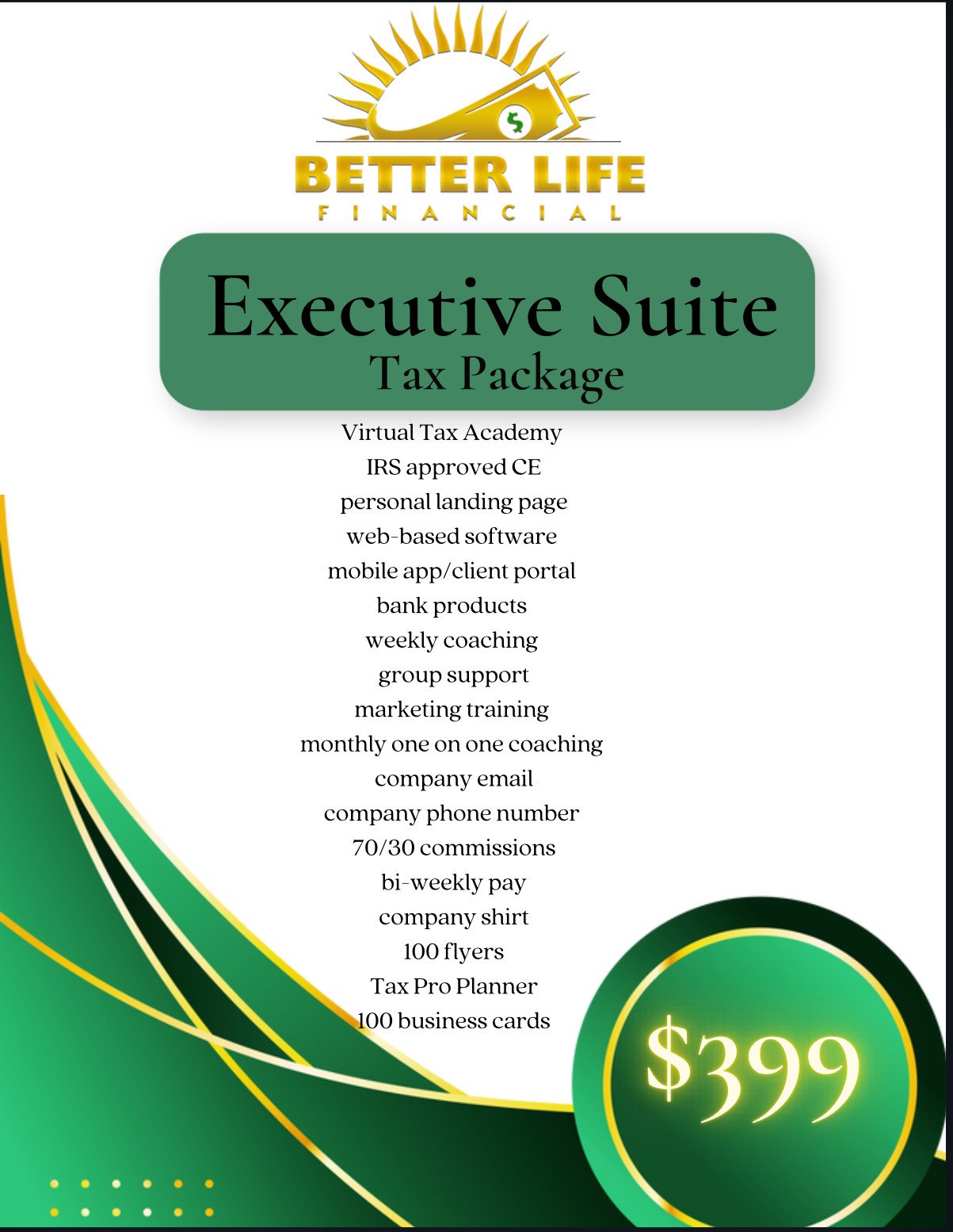 Executive Suite tax package payment - Payhip