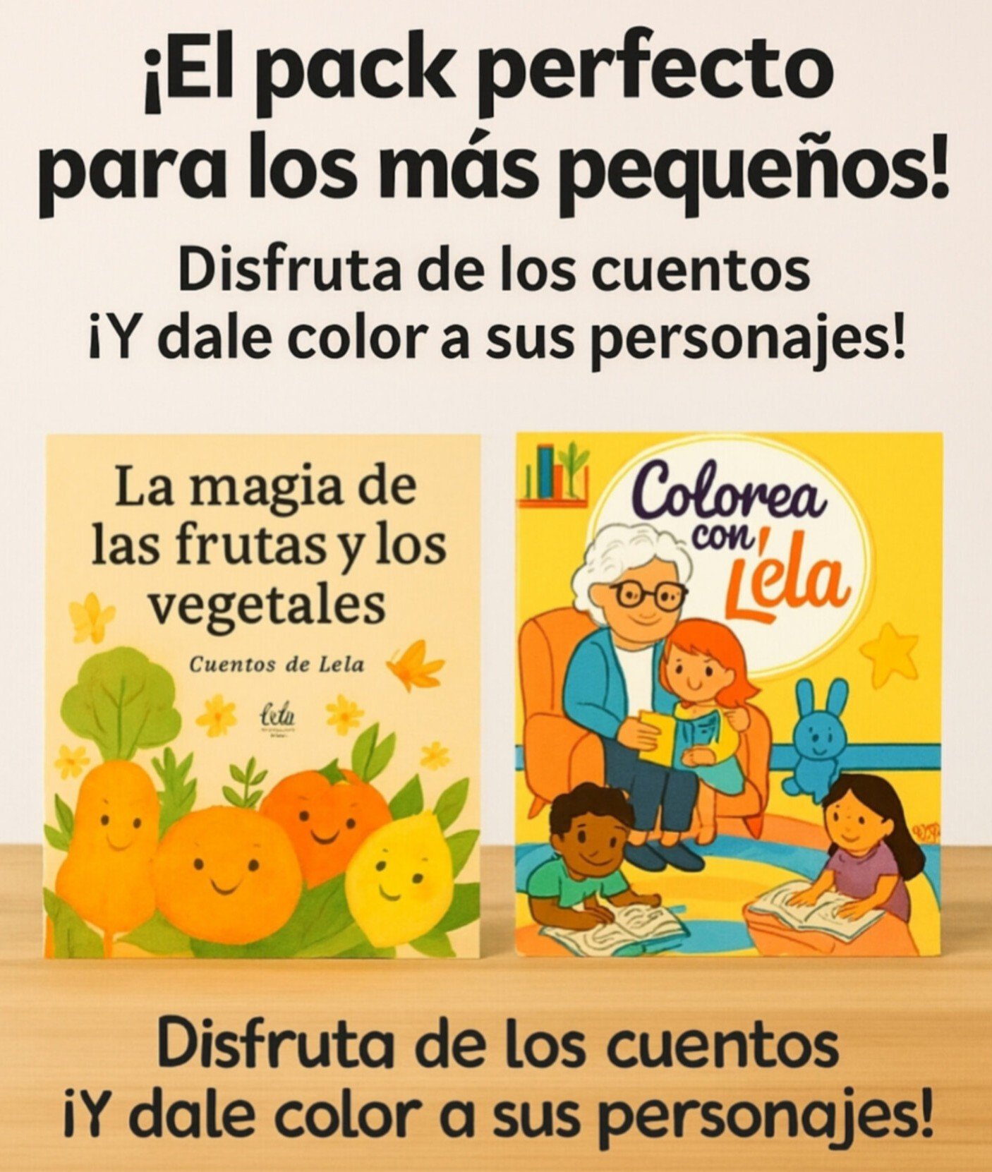 Pack de libro: "La magia de las frutas y los vegetales Colorea con Lela ...