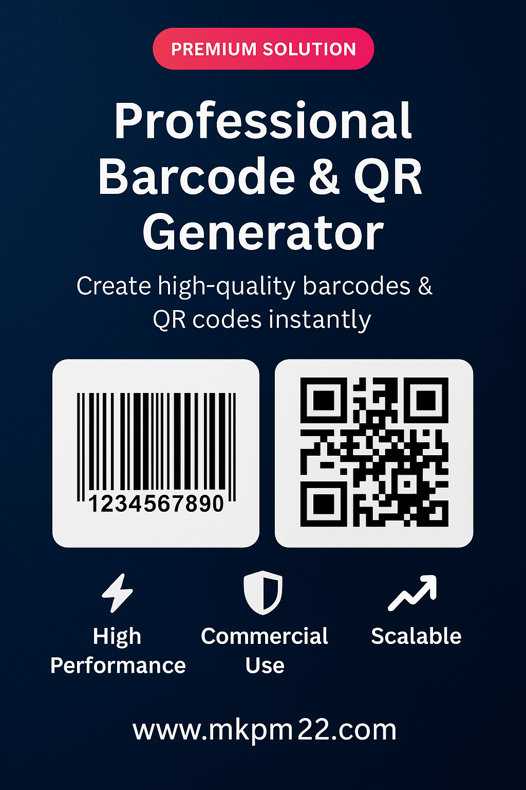 Free Professional Barcode & QR Code Generator | Enterprise-Grade Solution