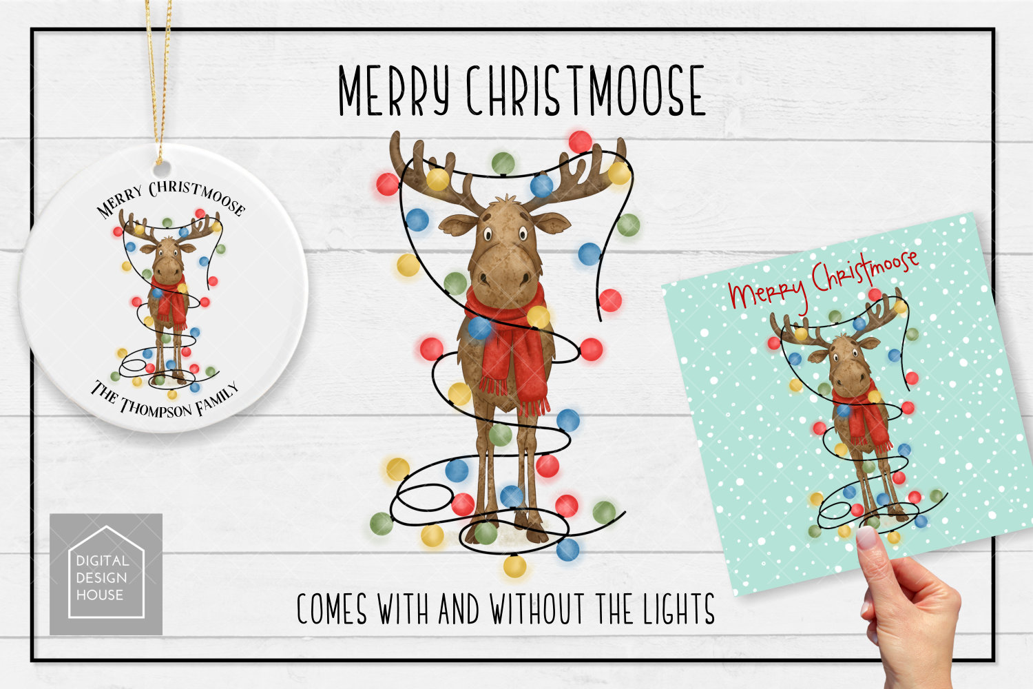 🎄MERRY CHRISTMOOSE PNG | Cute Moose Christmas Sublimation Design ...