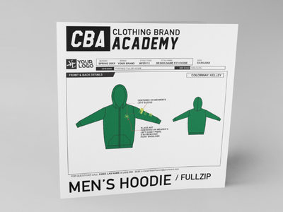 Clothing Brand Academy - Tech Packs