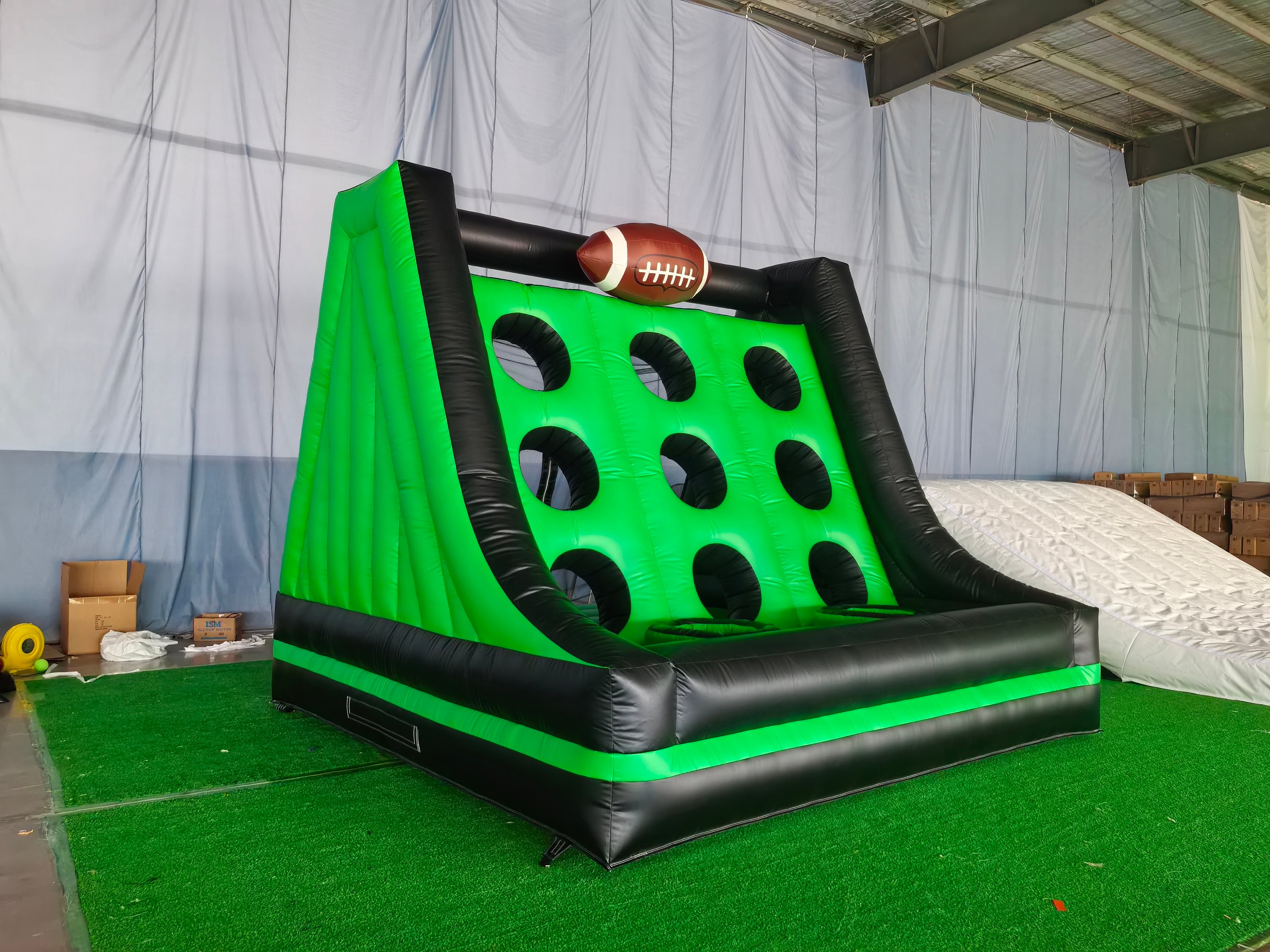 14x14x12FT Inflatable Football Target Game Commercial PVC Outdoor Games