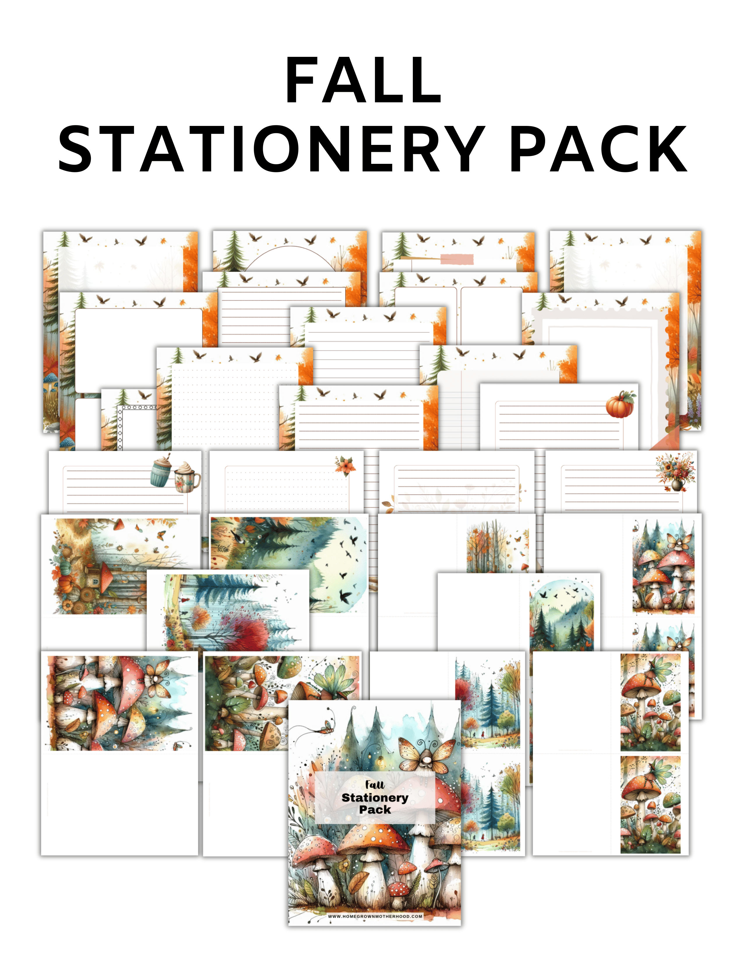 Fall Stationery Pack