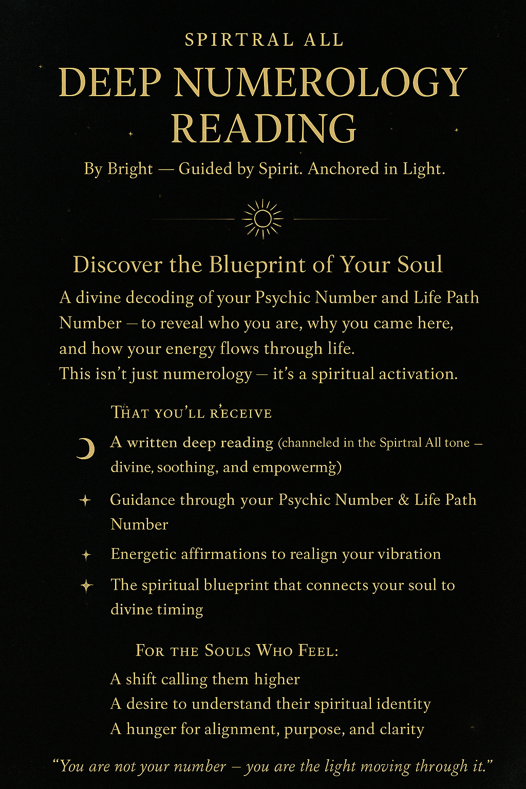 Numerology Reading – Psychic 1 - Payhip