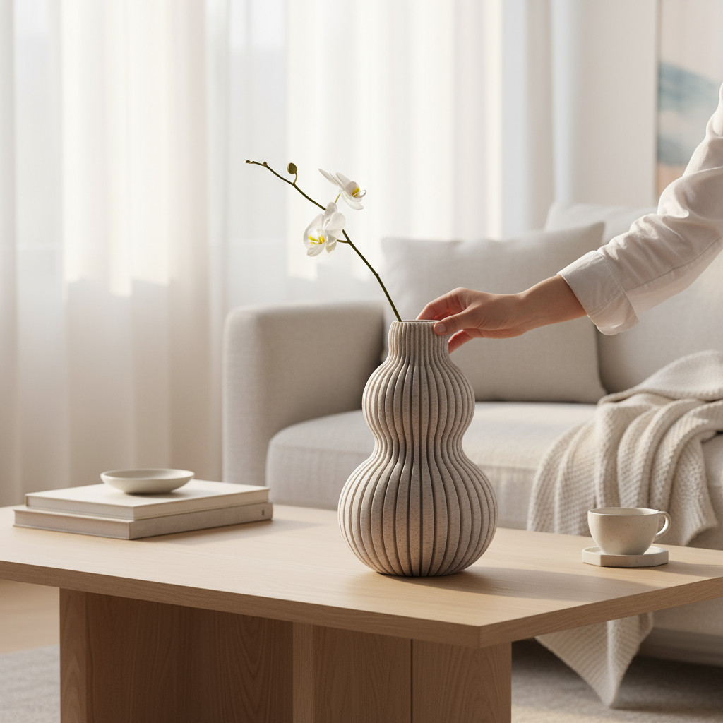 3D Printed Vase Nimbus Sustainable | Eco-Friendly | Handmade ...