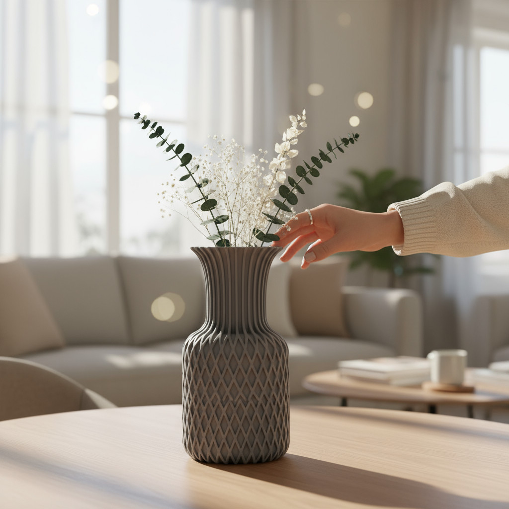 3D Printed Vase Juno Sustainable | Eco-Friendly | Handmade | Decorative ...