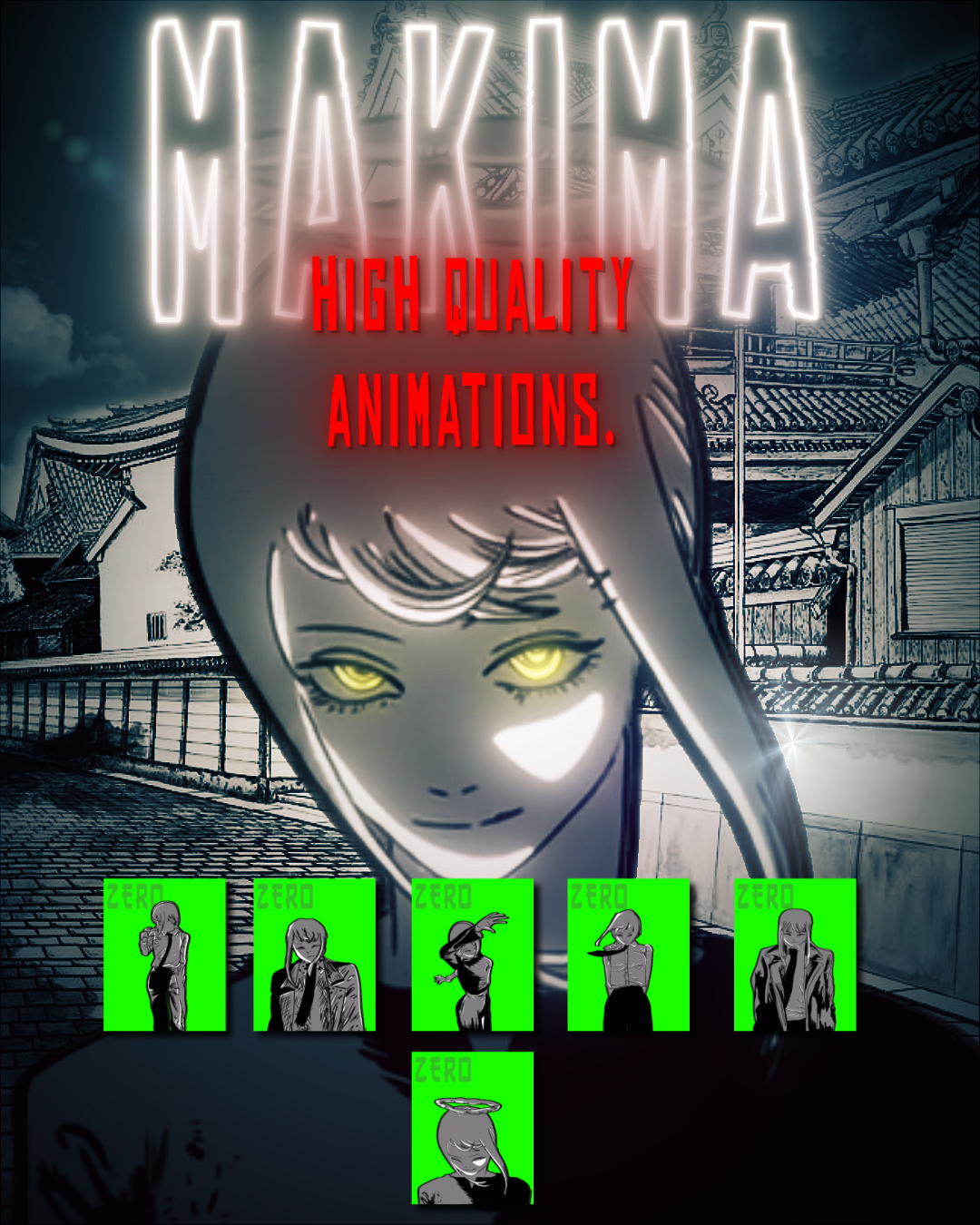 6 High quality Makima Animations - Payhip