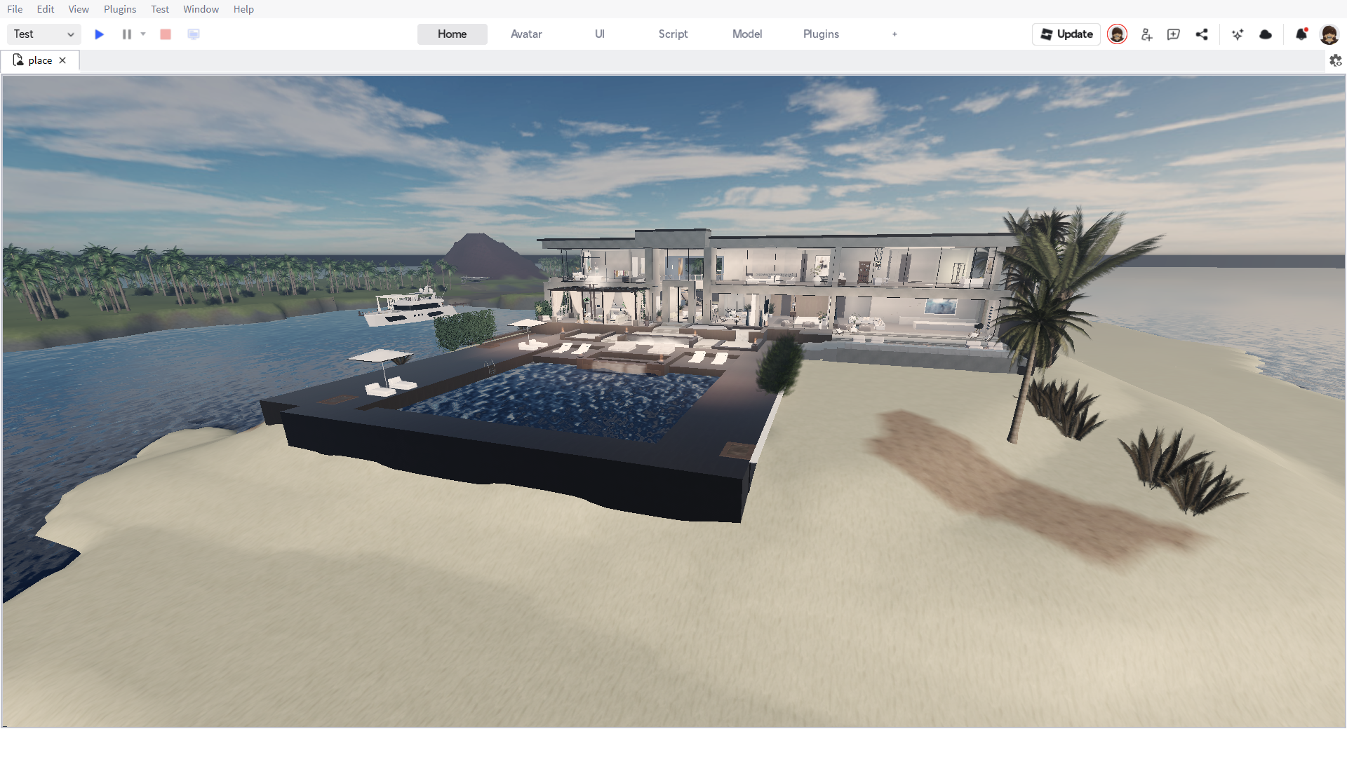 Modern Mansion – Luxury 2-Story Roblox House