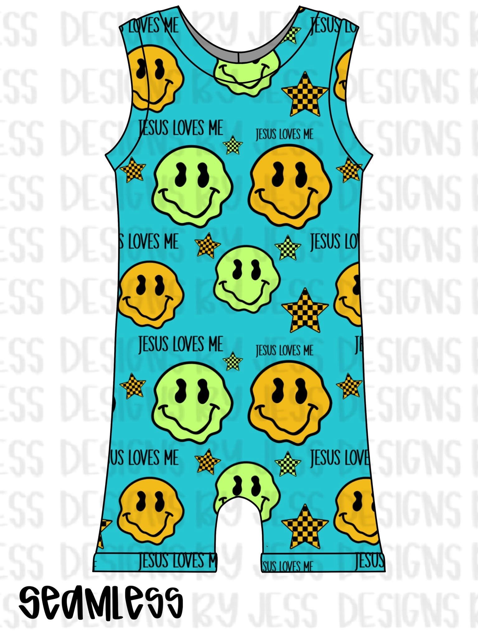 Jesus loves me smiley seam - Payhip