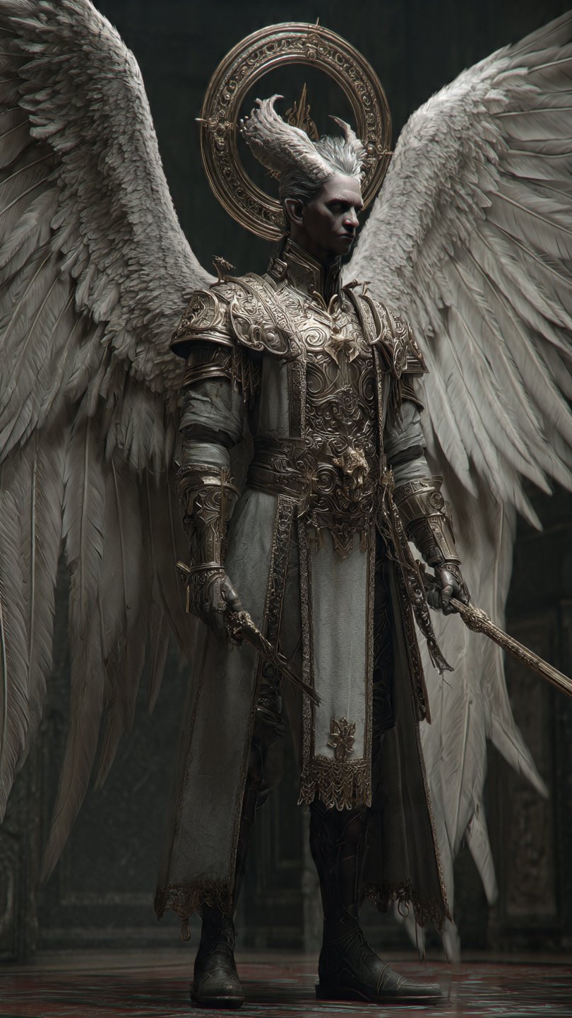 Dreadful FREE Hellfire Angel Illustration – Intense Gothic Decor "Angel ...