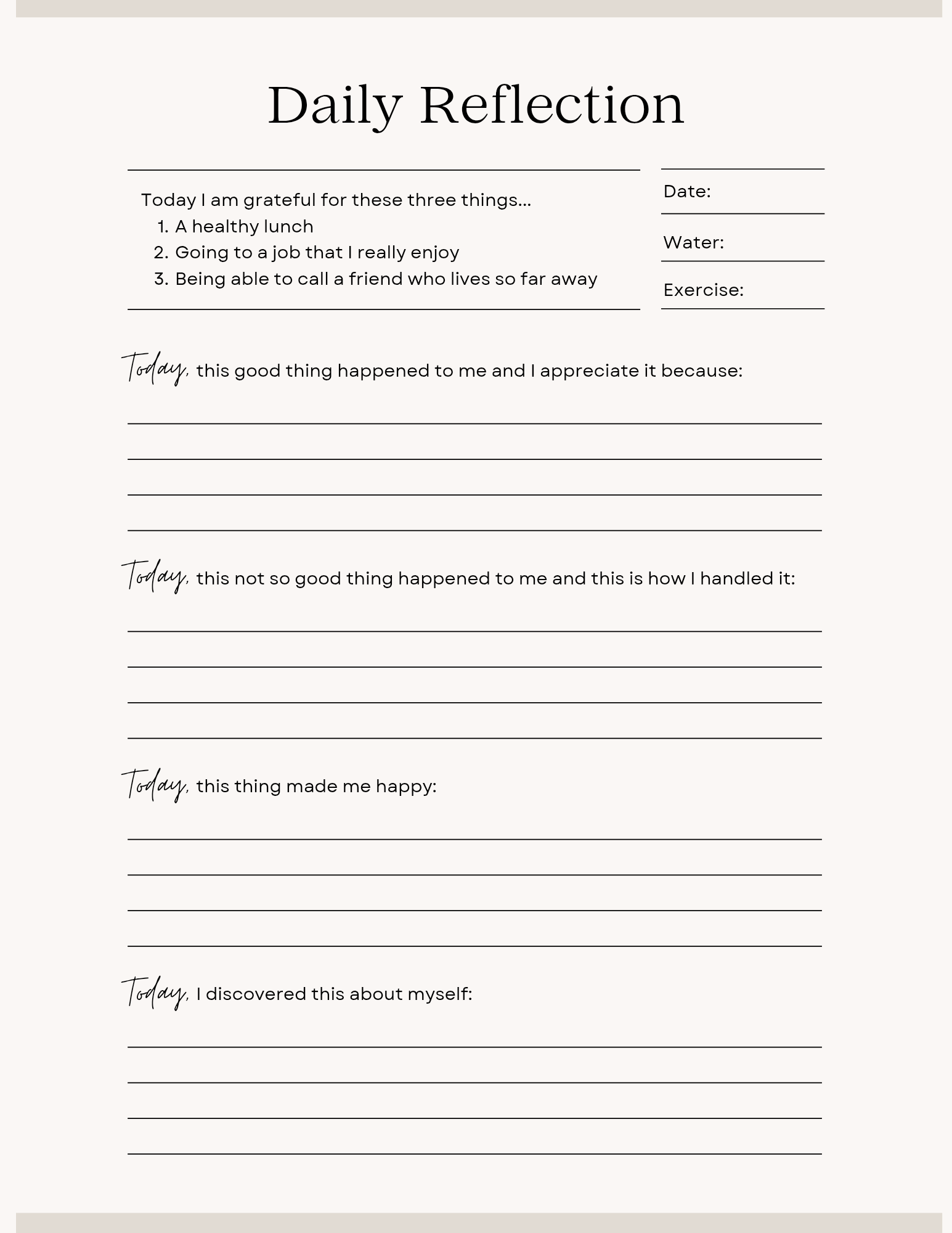 Daily Reflection Journal - Payhip