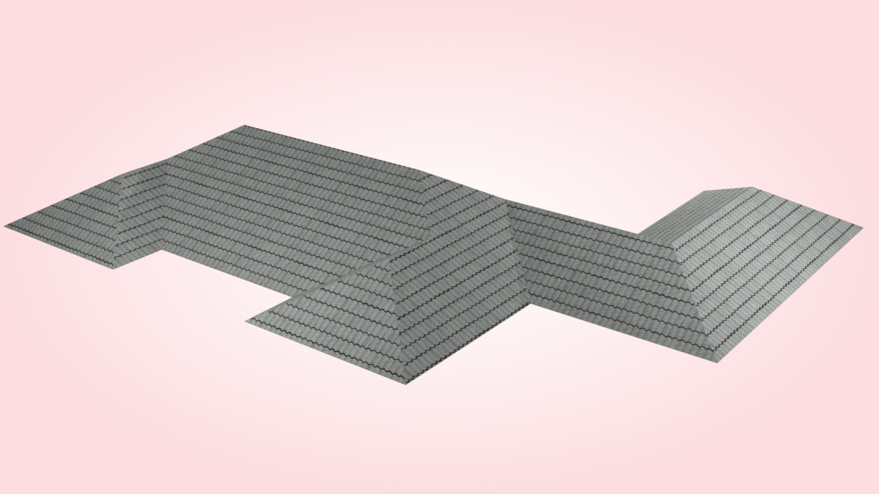 AutoCAD 3D Sloping Roof Model (Digital File Download) - Payhip