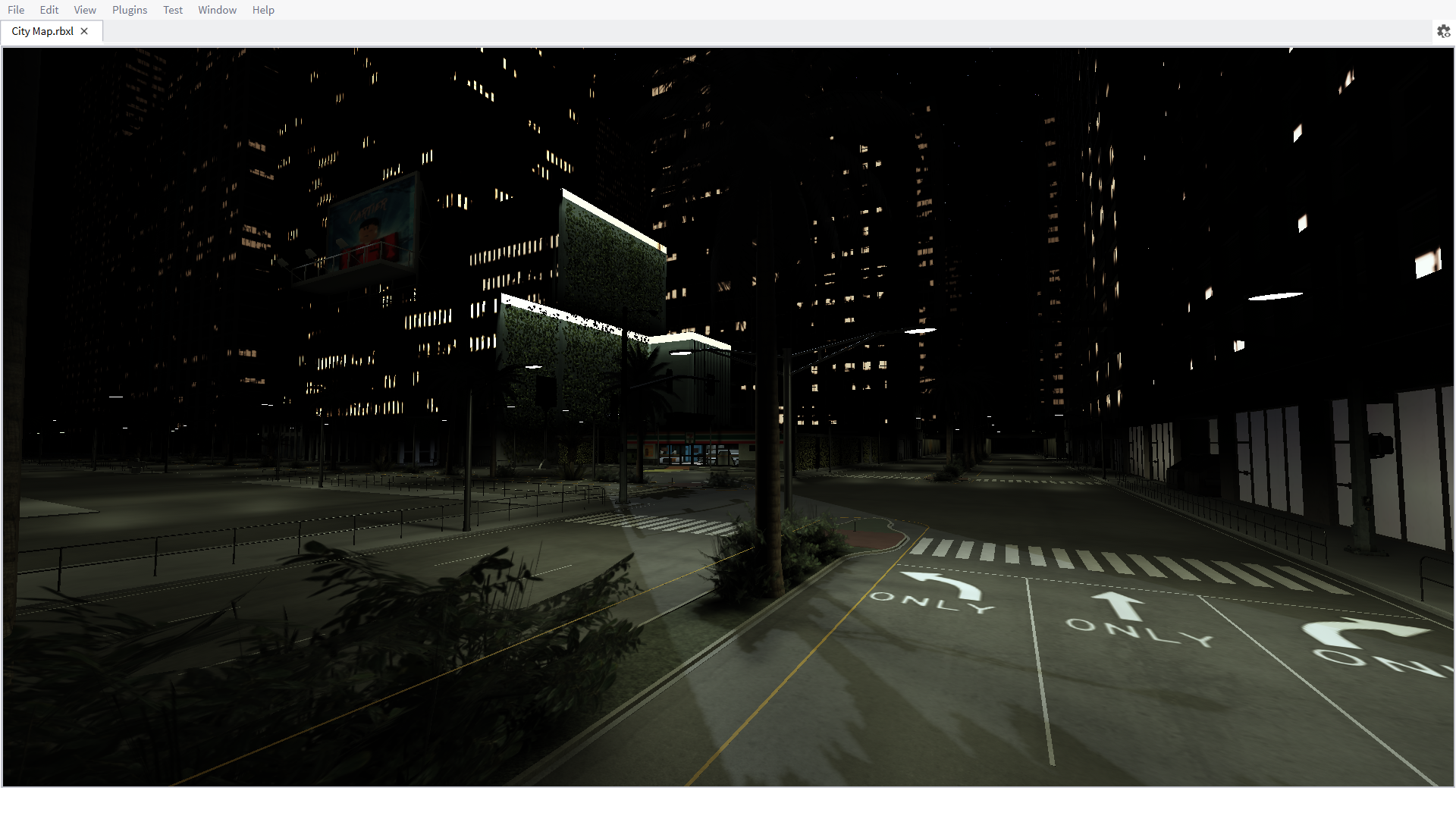 Night City Map Roblox – Urban Driving Roleplay Map