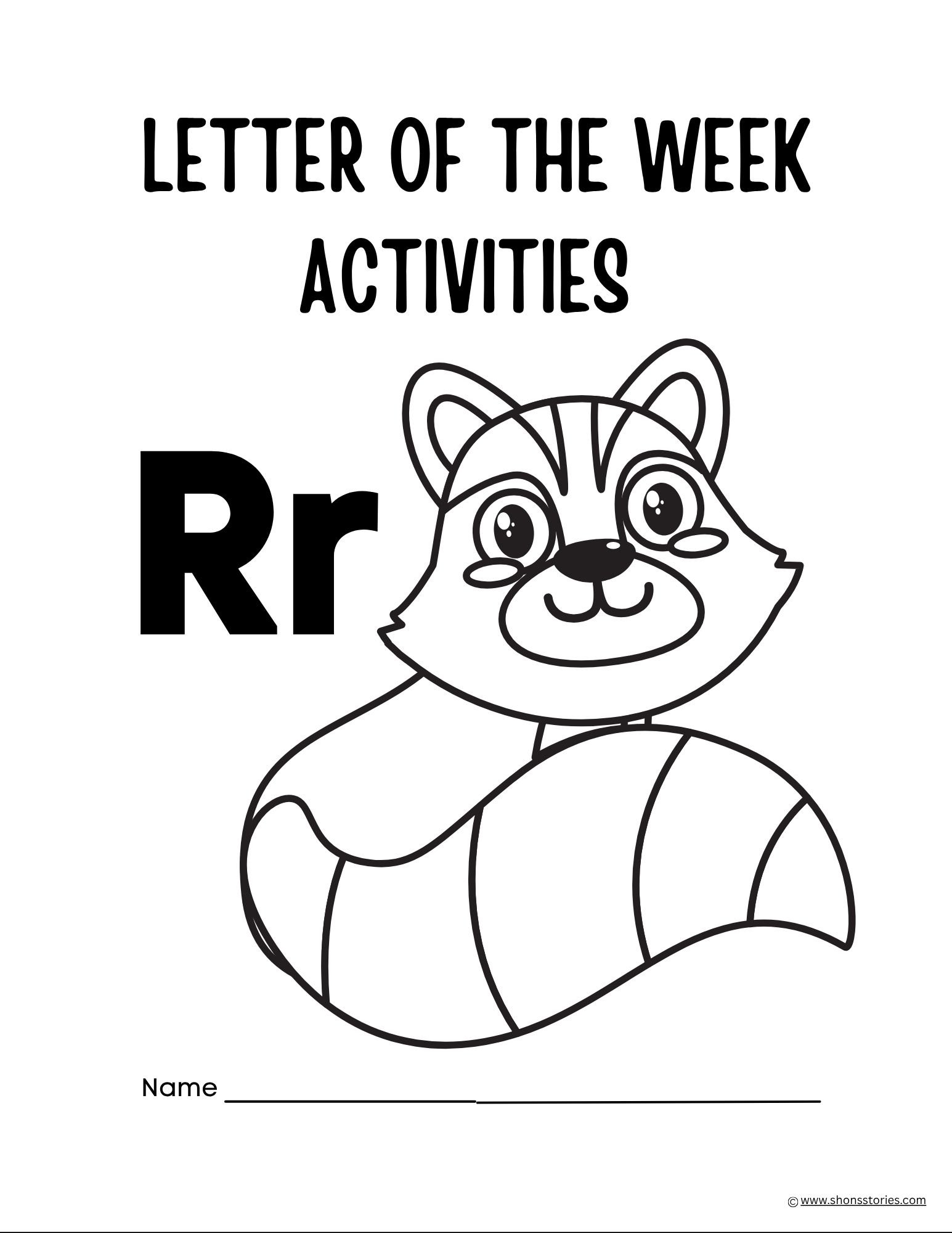 Letter R Worksheet Packet – Alphabet Tracing & Beginning Sounds ...
