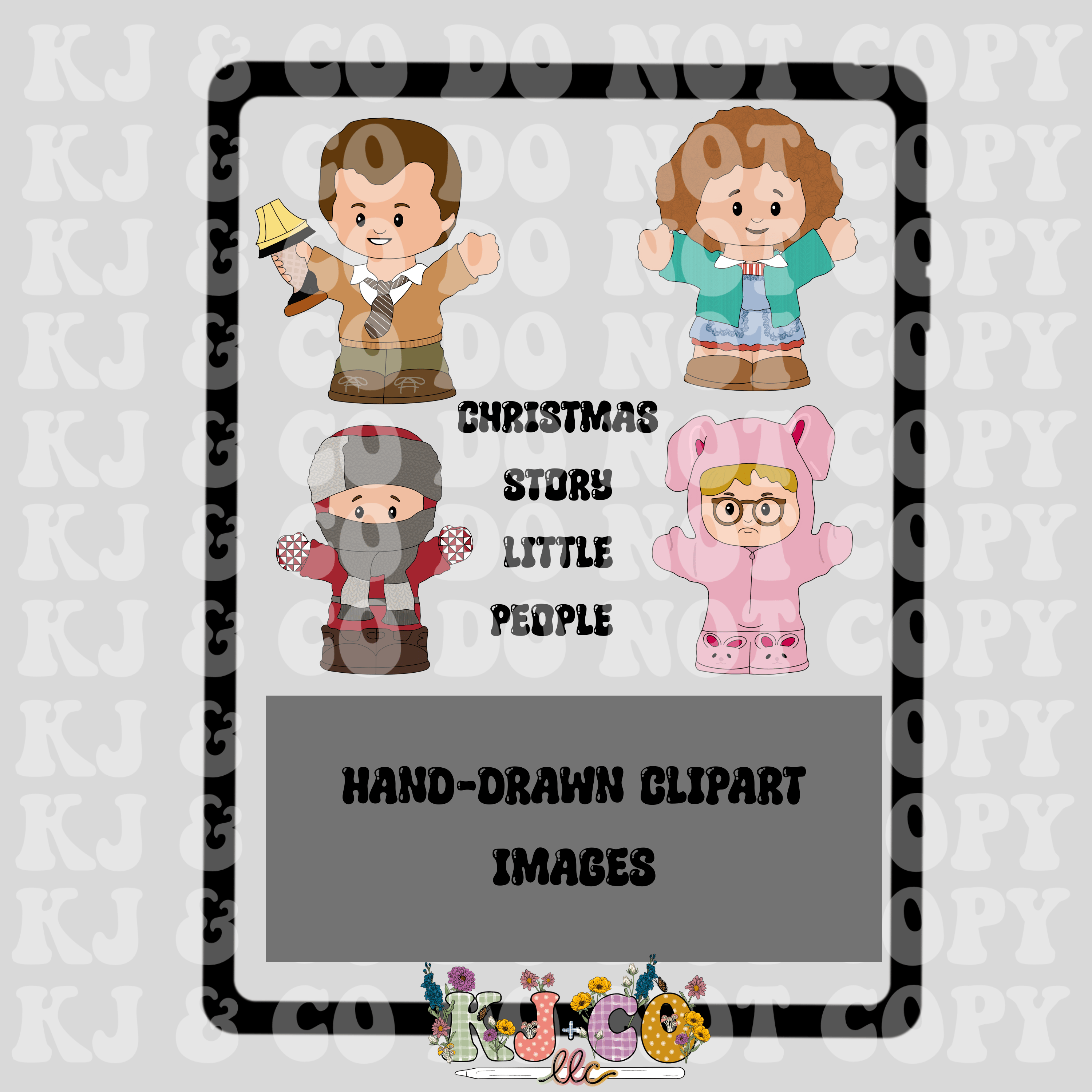 Christmas Story Little People Clipart Images - Payhip