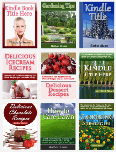 Kindle Book Cover Templates - Payhip