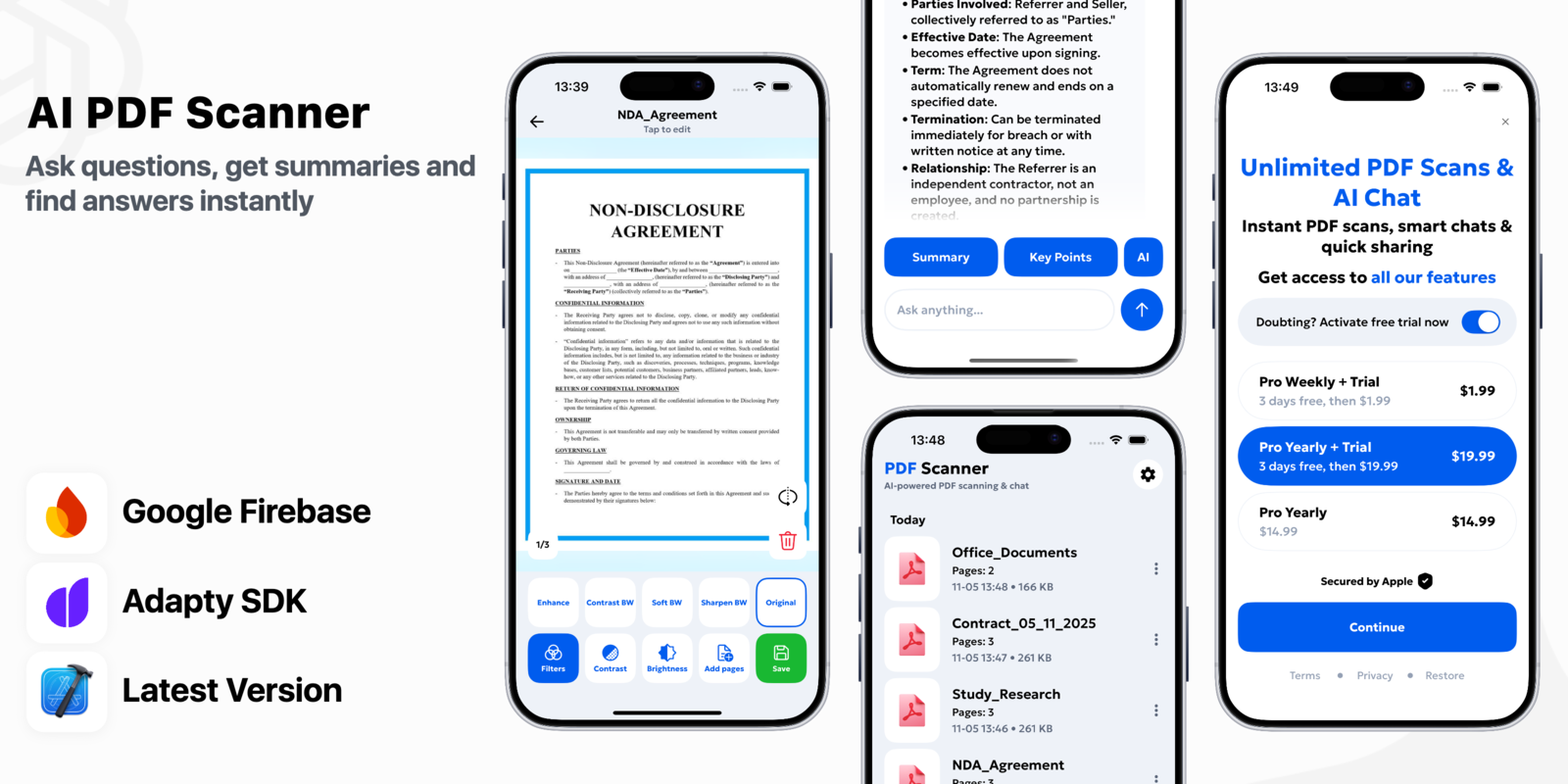 AI PDF Scanner - iOS App Source Code - Payhip