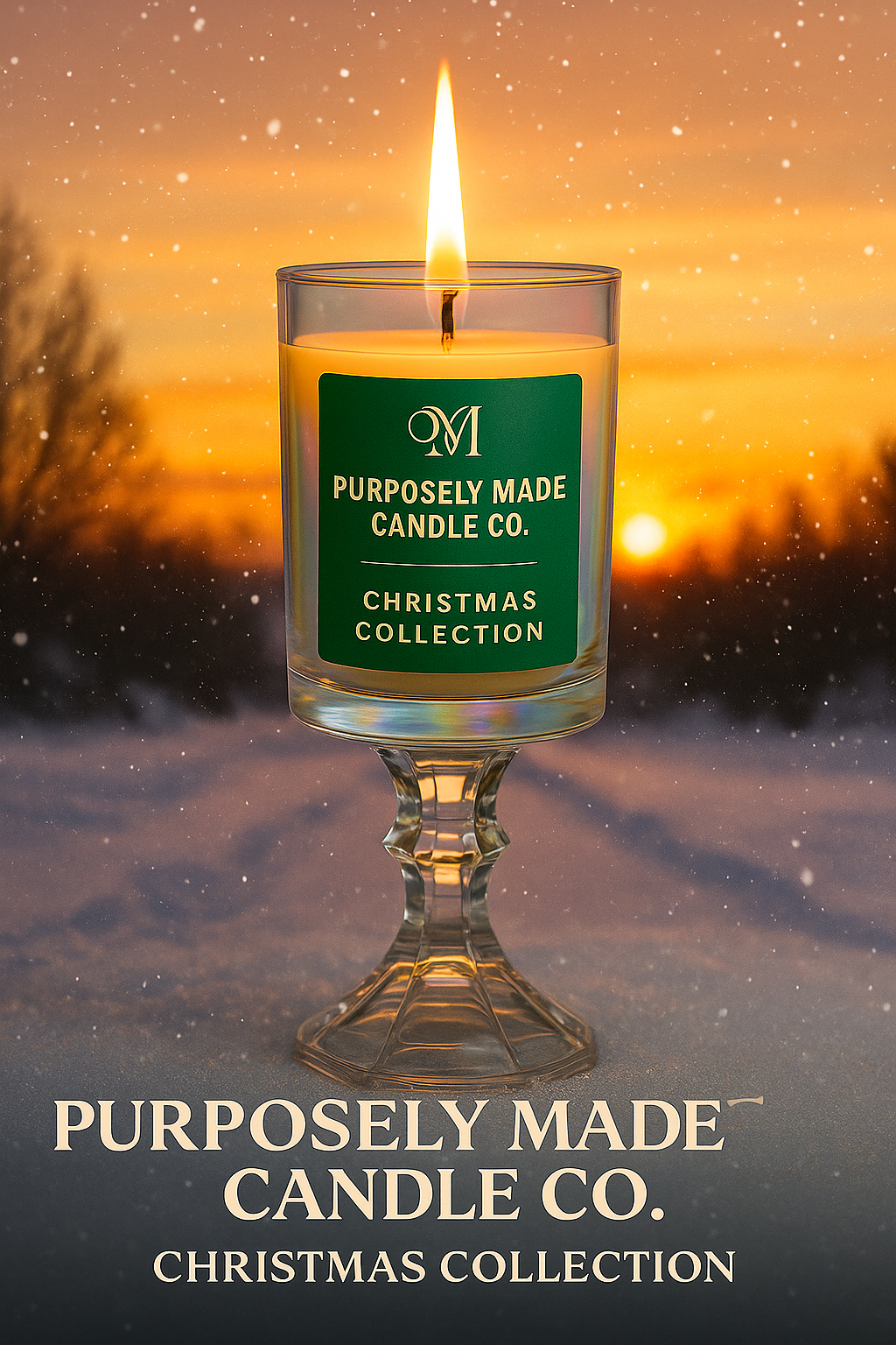 Devine Reflection Candle / Iridescent w/ crystal base - Payhip