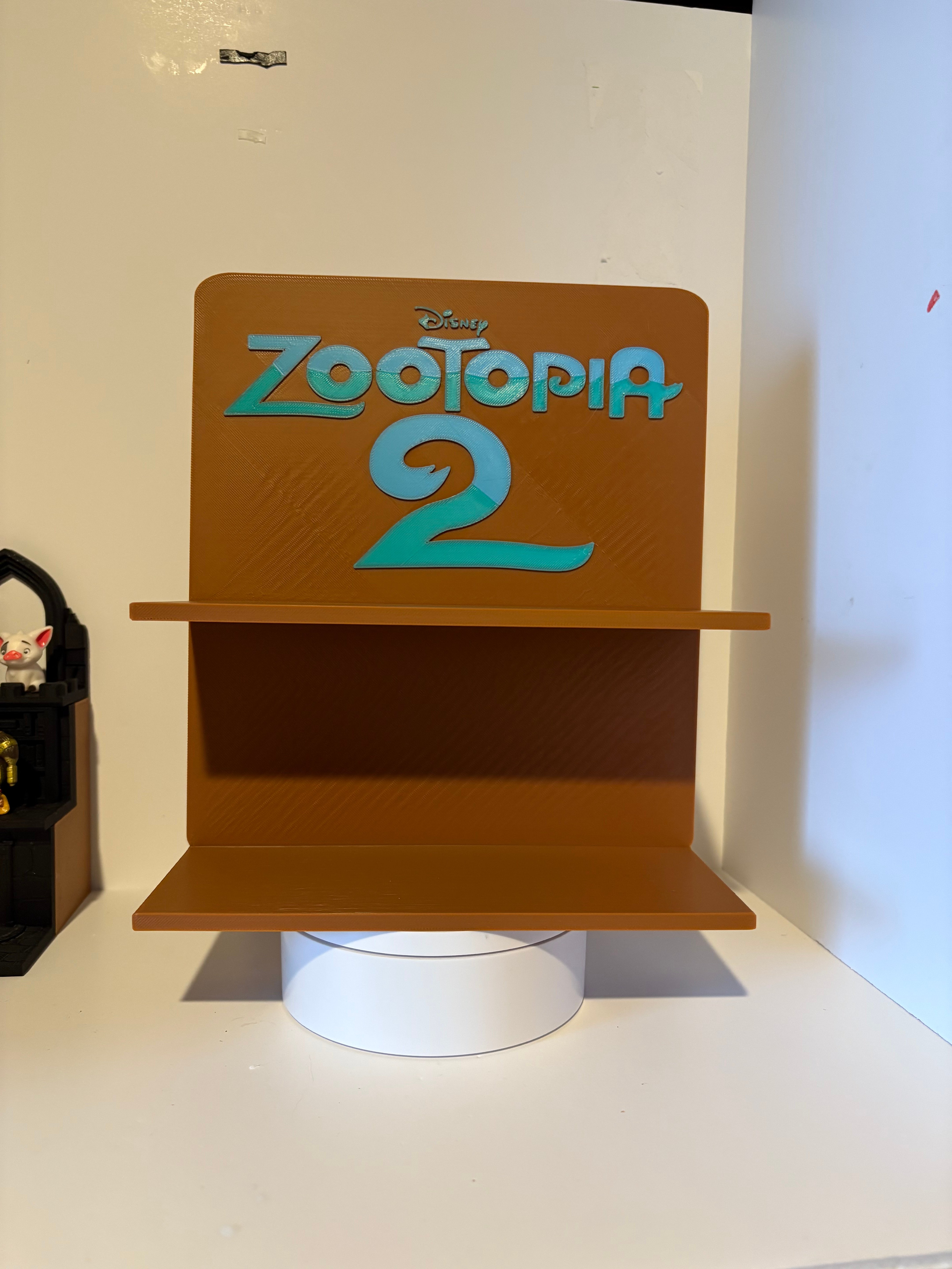 Zootopia 2 Collector Shelf | Holds McDonald’s Happy Meal Toys | Wall or ...