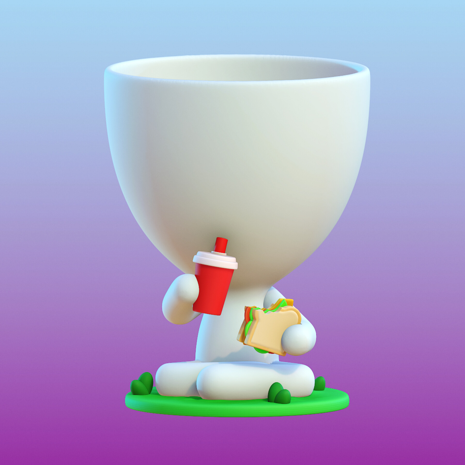 Robert Picnic – Robert Collection | 3D Printable STL 🥪🧋 - Payhip