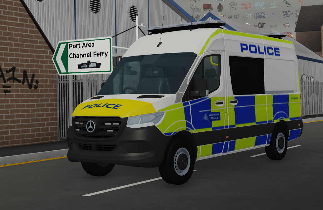 UK MET SWB Mercedes Benz Sprinter Pack (Realistic Animated Doors)