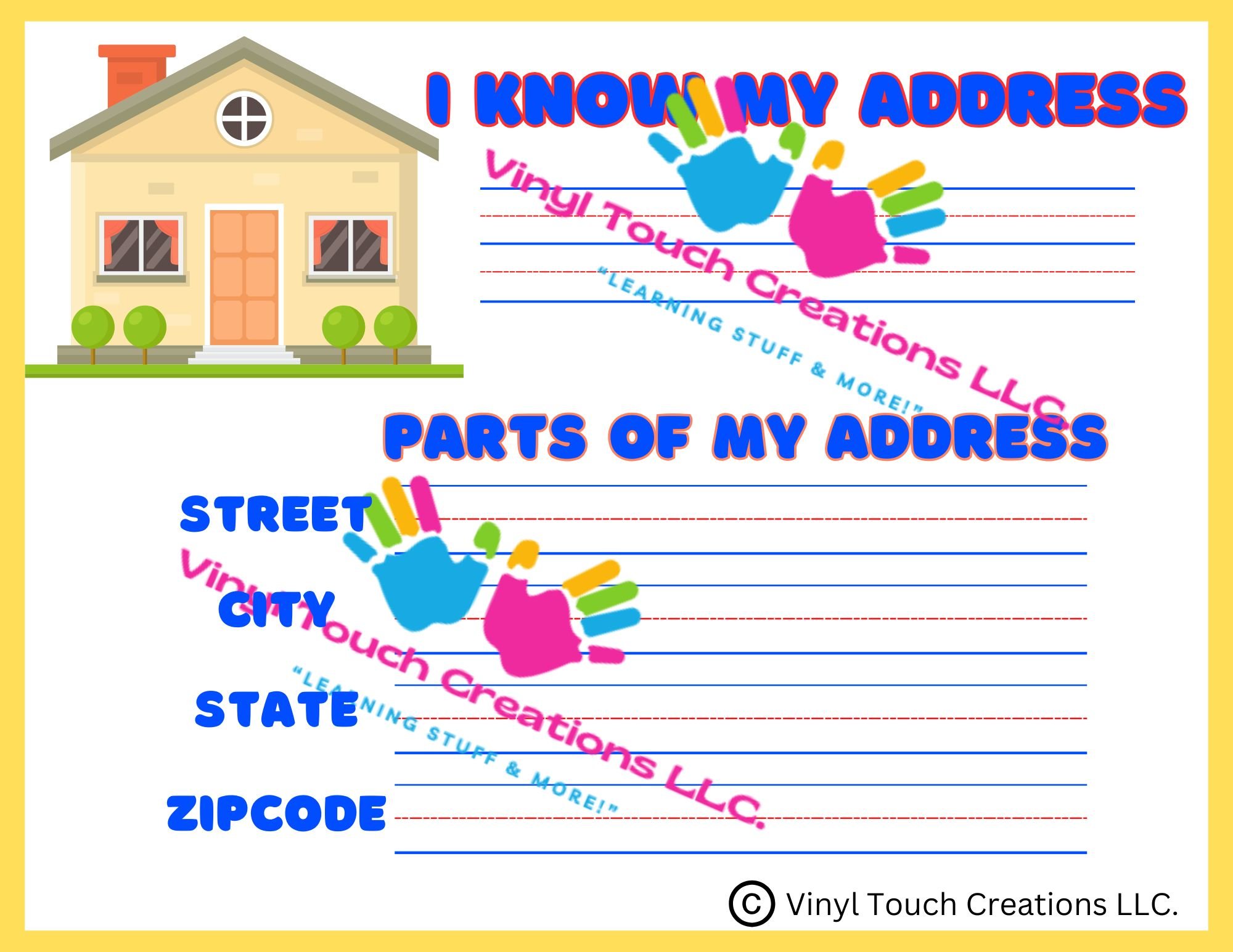 I know my Address-Printable - Payhip