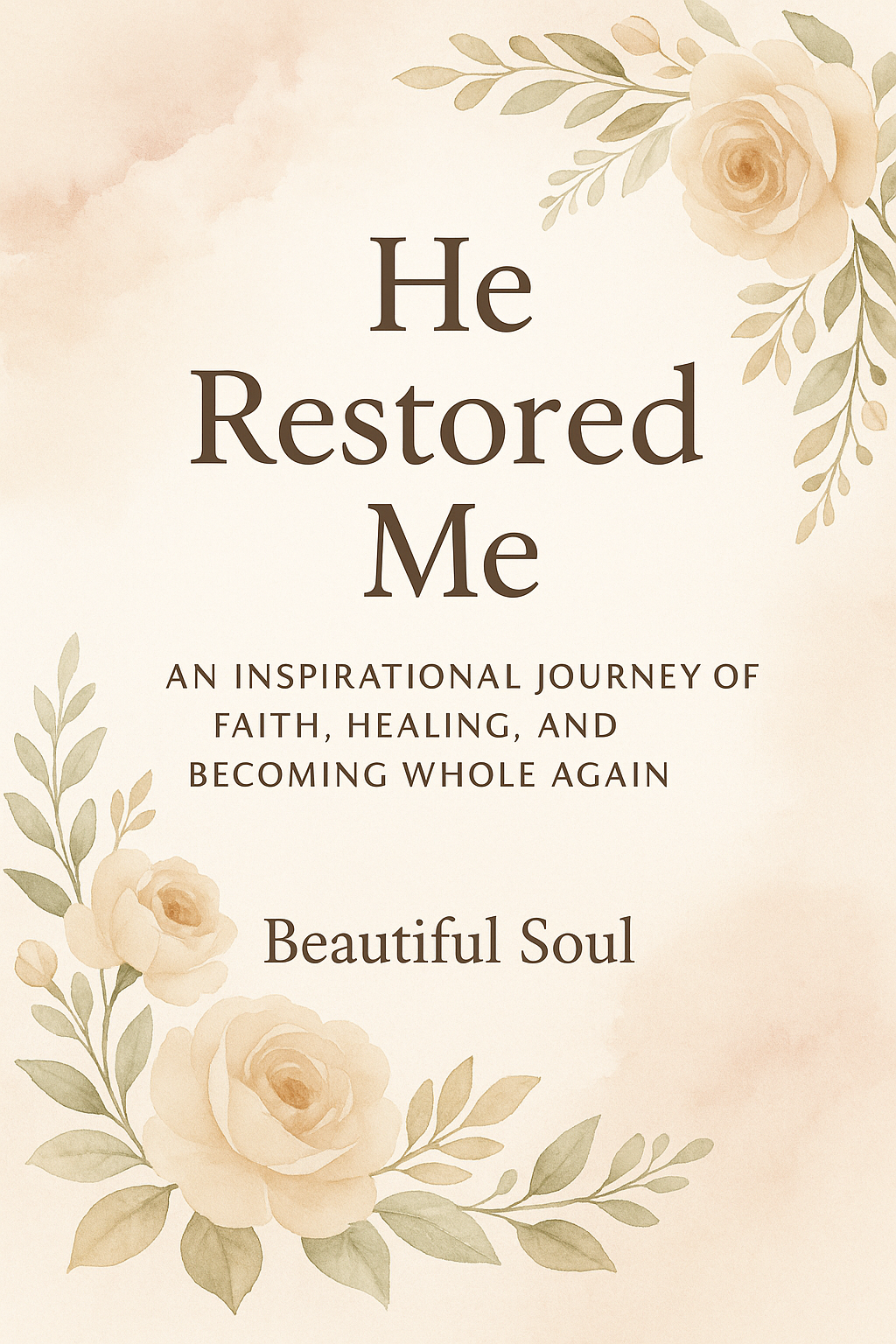 He restored Me -A inspirational journey of faith healing and becoming ...