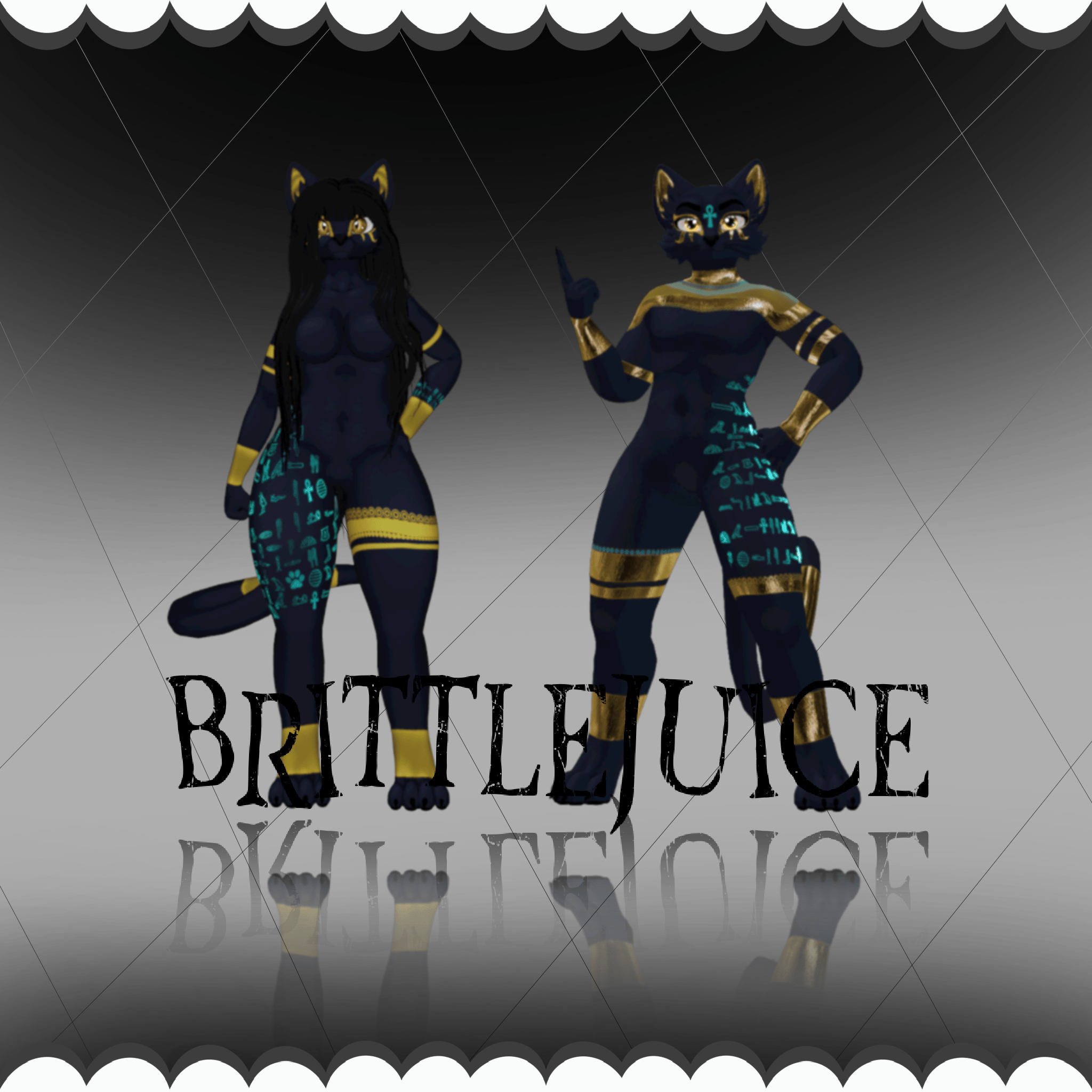 Bastet, Anubis, & Gods of Destruction | Kiggy Base Bundle | Re -Textures ONLY - Payhip