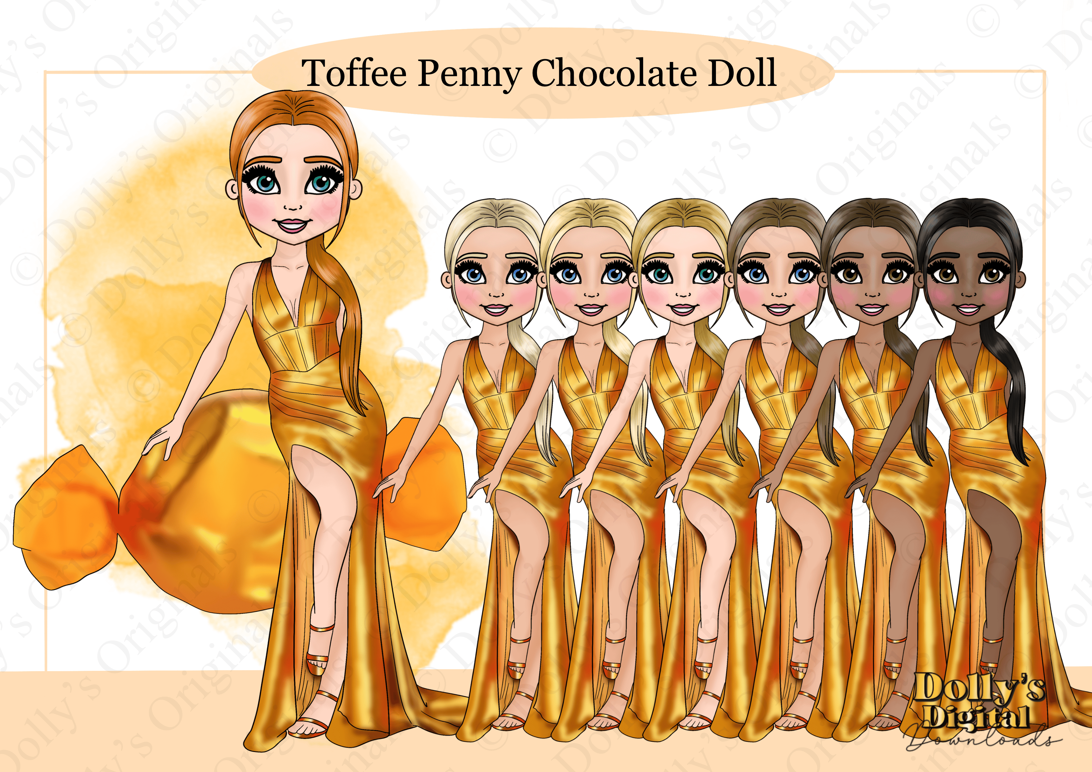 Toffee Penny Chocolate Doll - Payhip