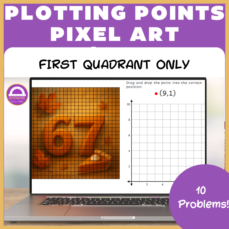 Plotting Points on the Coordinate Plane First Quadrant Edition- The 67 ...